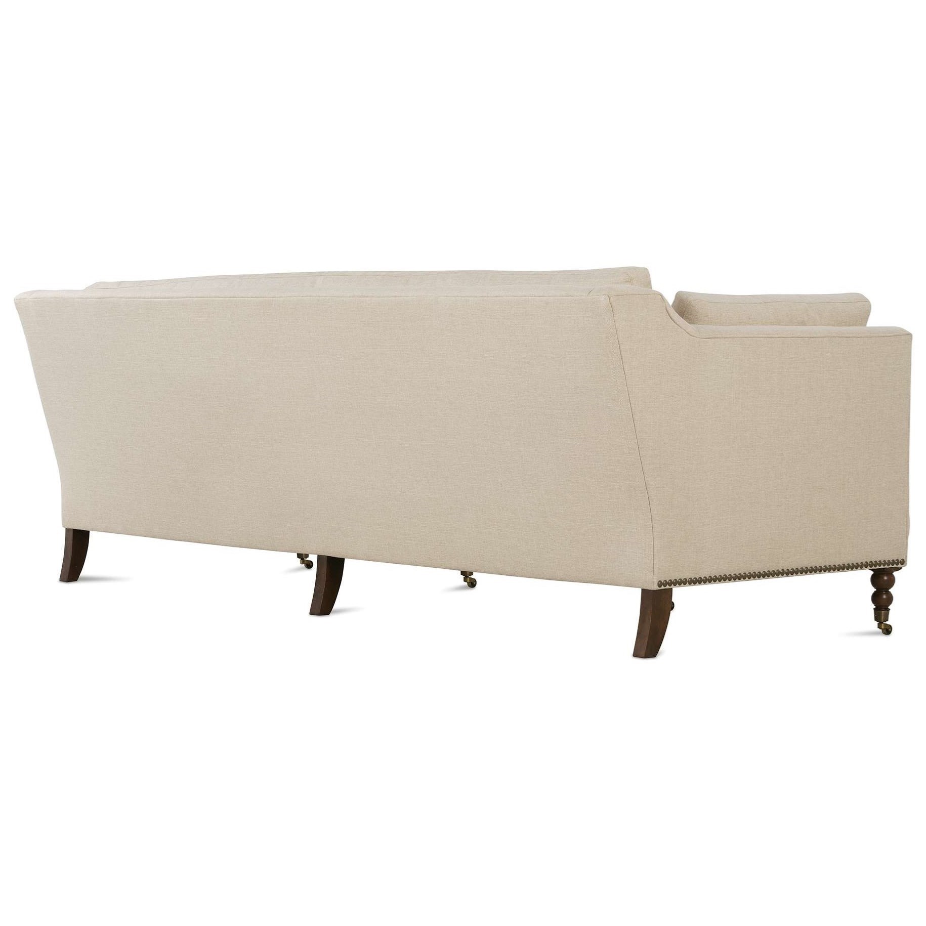 Robin Bruce Madeline Madeline-033 Transitional Sofa with Turned Legs ...