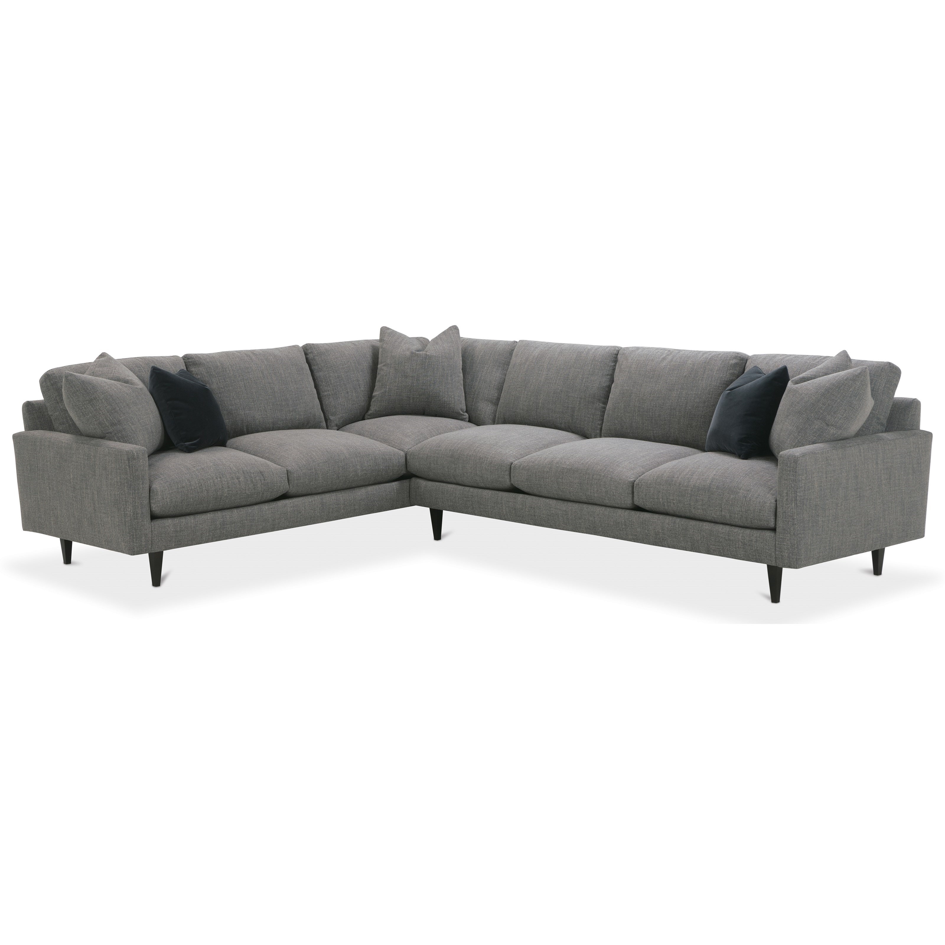 Robin Bruce Oslo Oslo-118+117 Contemporary Sectional Sofa | Reeds ...