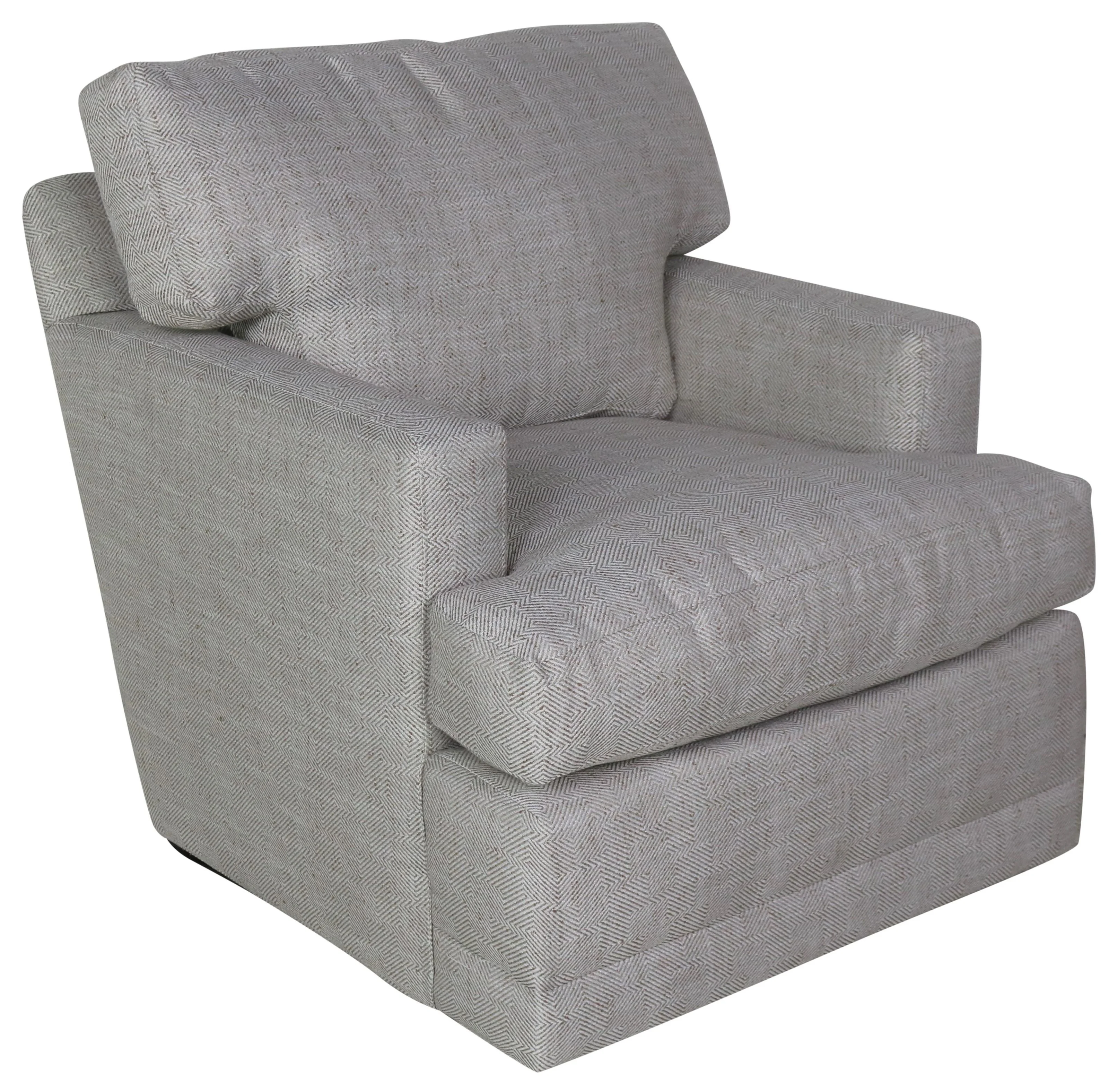 Robin Bruce Tatum Contemporary Swivel Chair with Track Arms | Sprintz ...