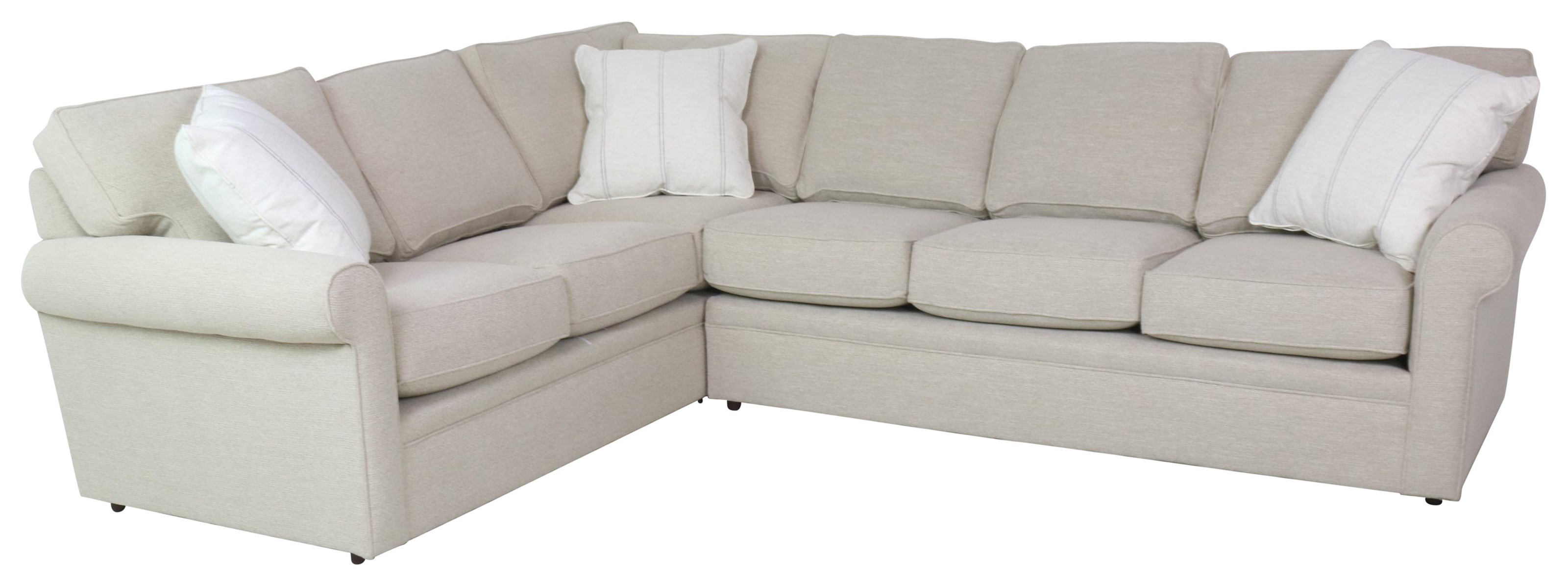 Rowe Brentwood Rolled Arm Sectional Sofa | Sprintz Furniture ...