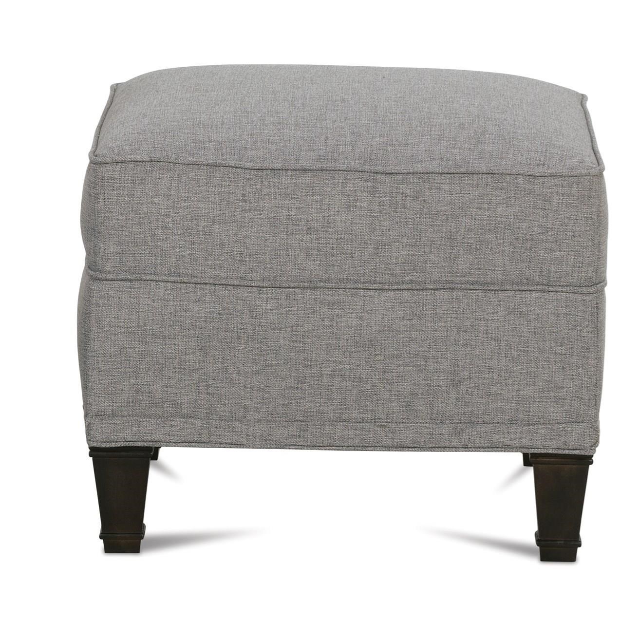 Rowe Gibson - Rockford K59-000 Ottoman with Exposed Wood Feet | Belfort ...