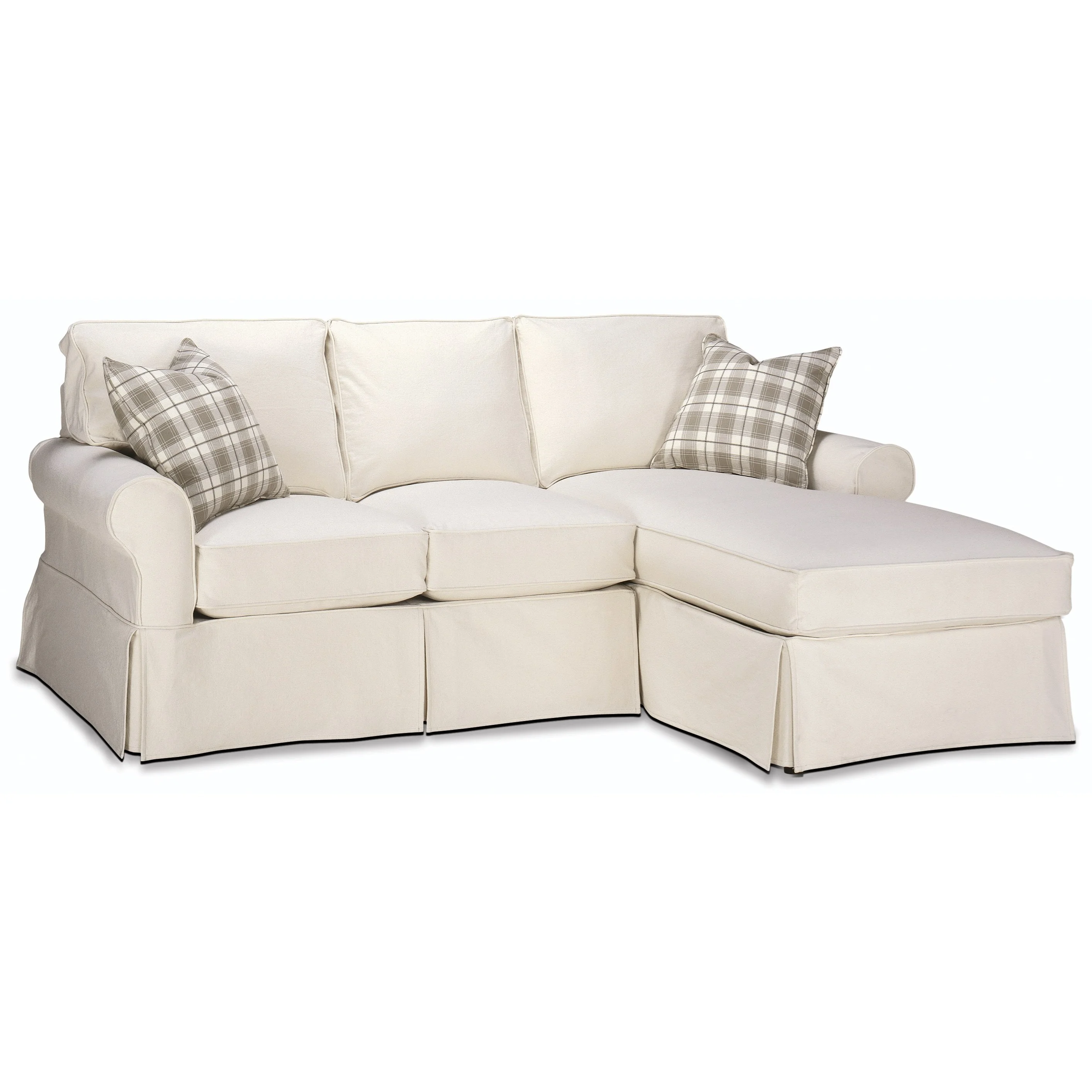 Rowe Masquerade C392RSE+C391CLSC Casual Style Sectional Sofa | Thornton ...
