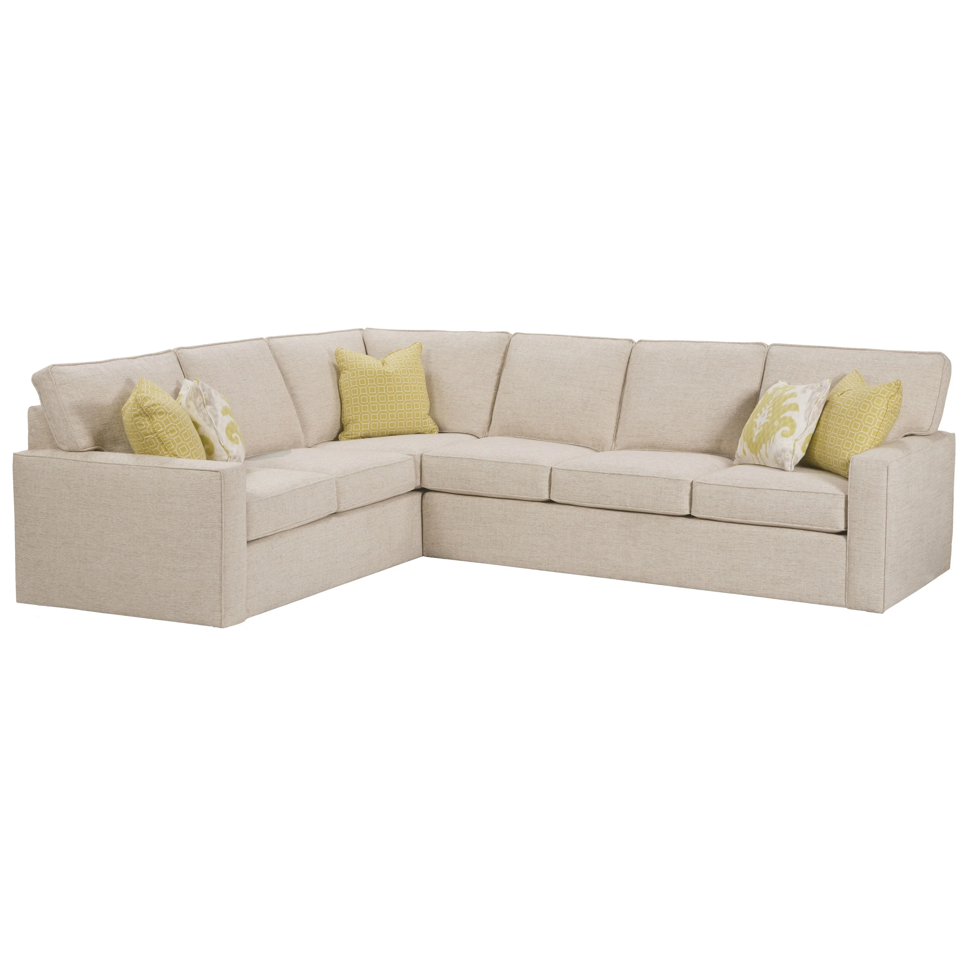 Rowe Monaco D186-LSEx1+D188-RSEx1 13244-19 Corner Sectional Sofa | Baer ...
