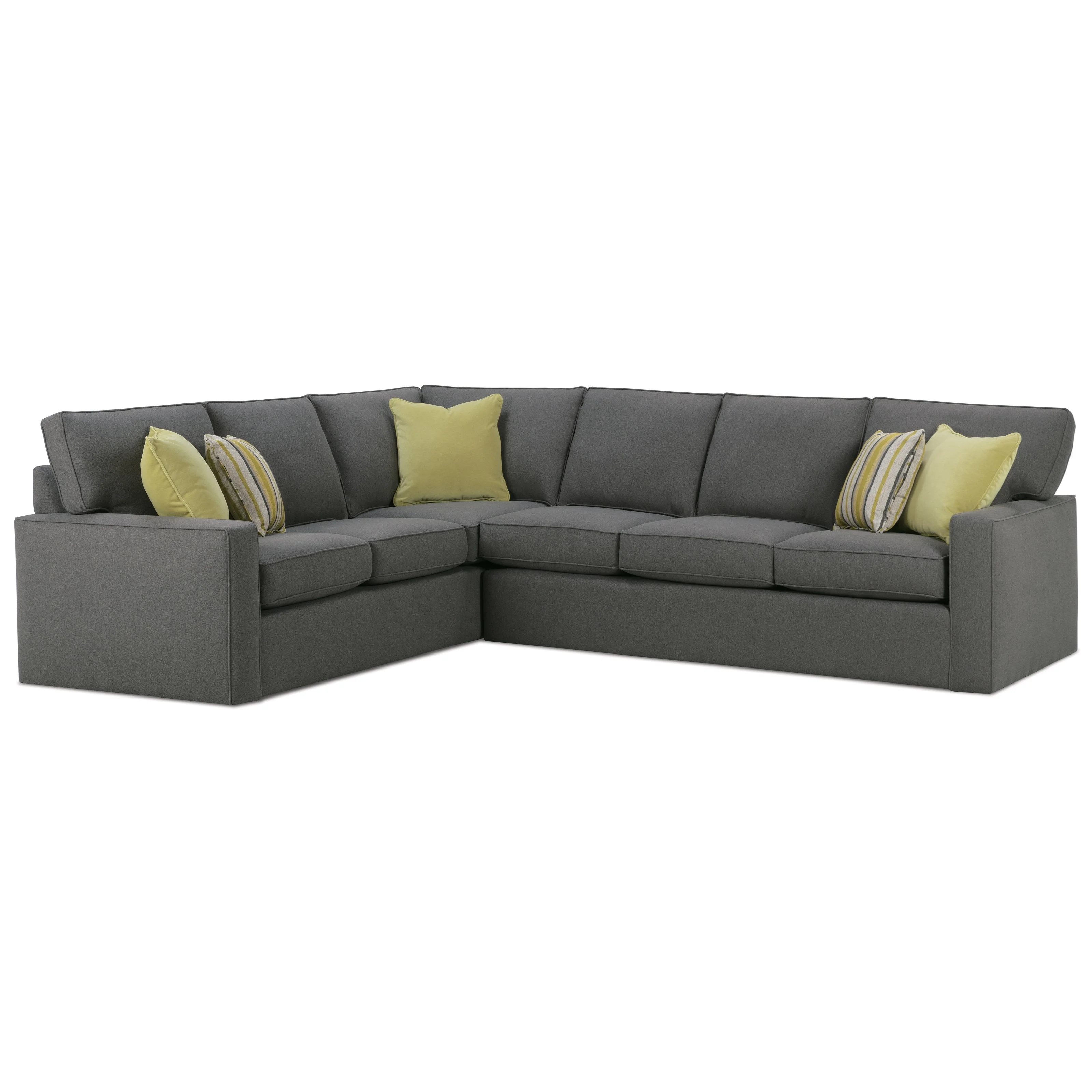 Rowe Monaco D186-LSEx1+D188-RSEx1 14899-10 Corner Sectional Sofa | Baer ...