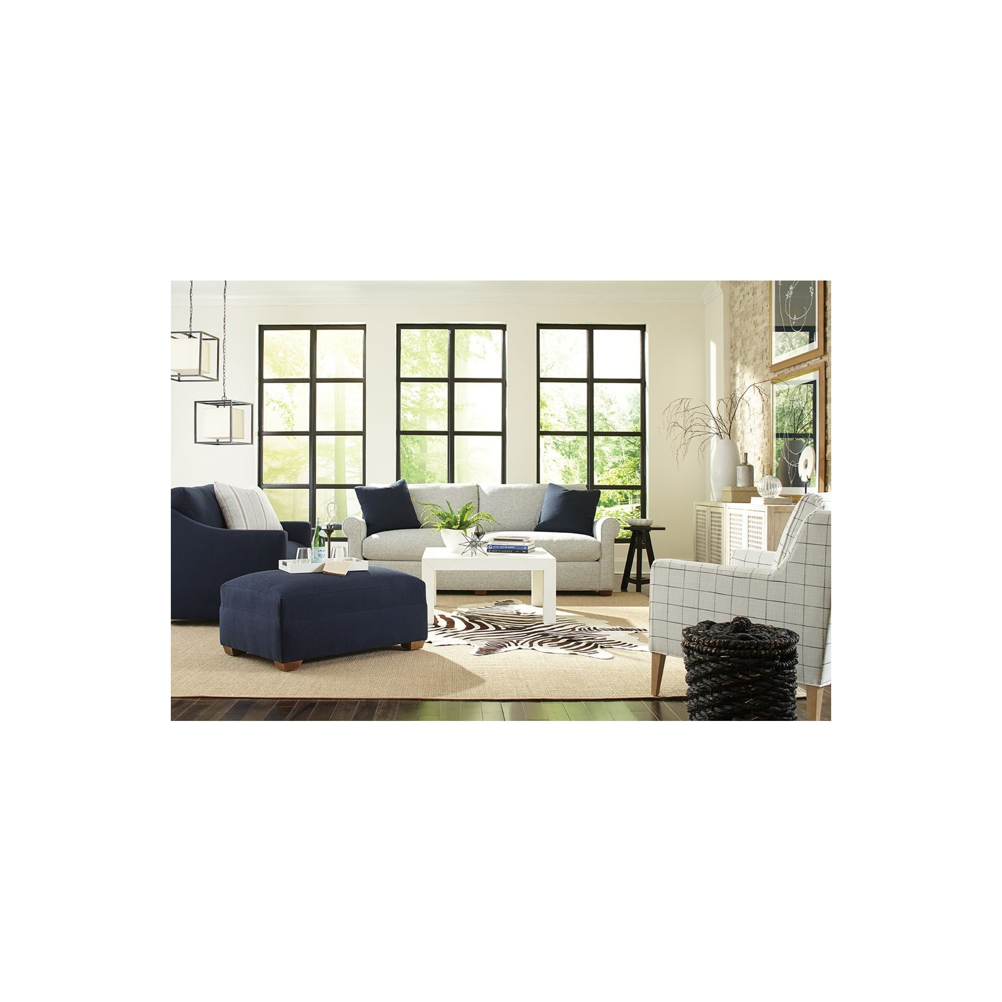 Rowe P603 855729972 Transitional Sofa with Rolled Arms | Belfort ...