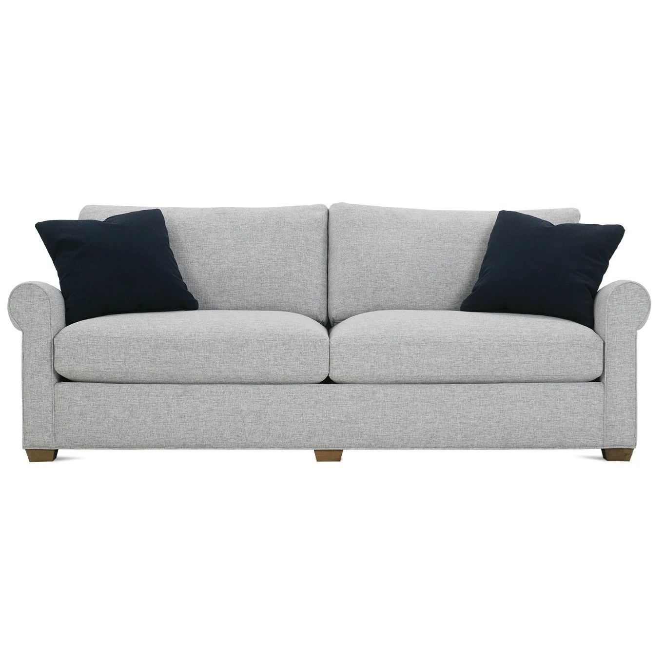 Rowe P603 Transitional Sofa with Rolled Arms | Sprintz Furniture | Sofas