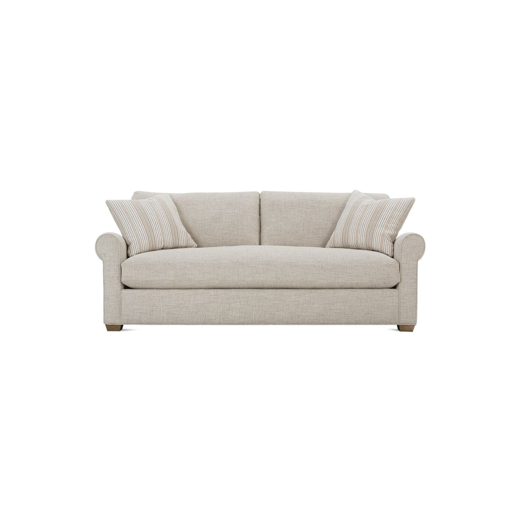 Rowe P603 P603-022 Transitional Sofa with Rolled Arms | Reeds Furniture ...