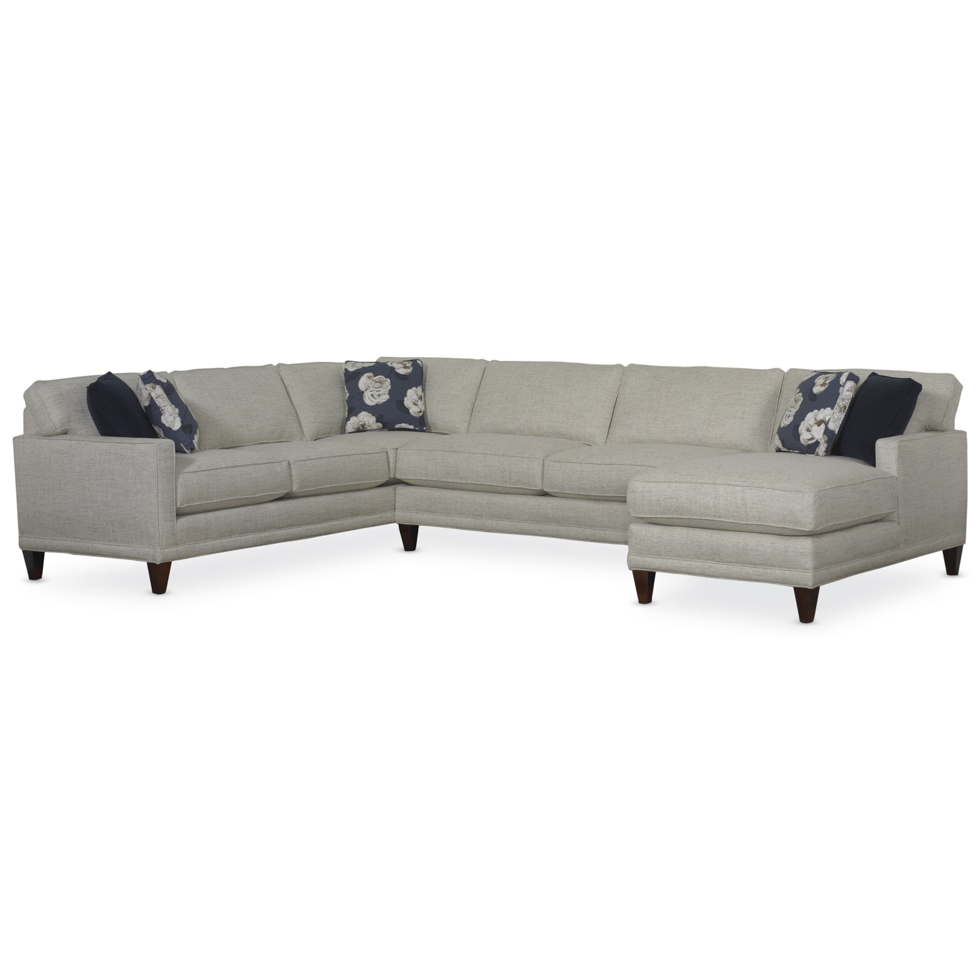 Rowe Townsend K628-RSE+K624-000+K621LSC Casual Sectional Sofa Group ...