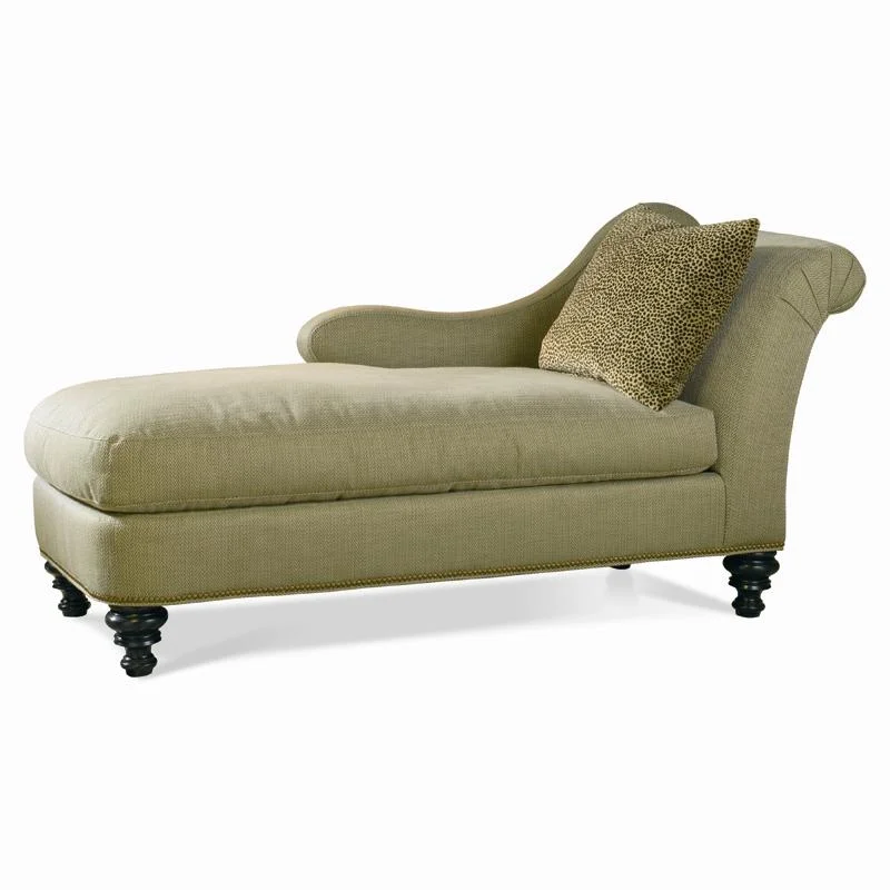 Sherrill Design Classics DC66 Traditional One-Arm Chaise | Stuckey ...