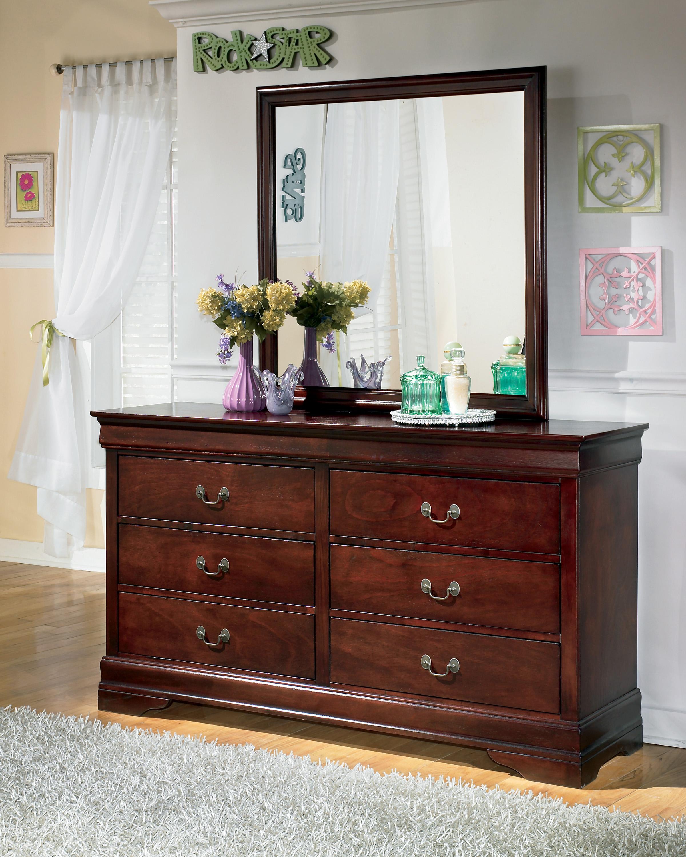 Ashley Signature Design Alisdair 1273213 Traditional Dresser with 6 ...