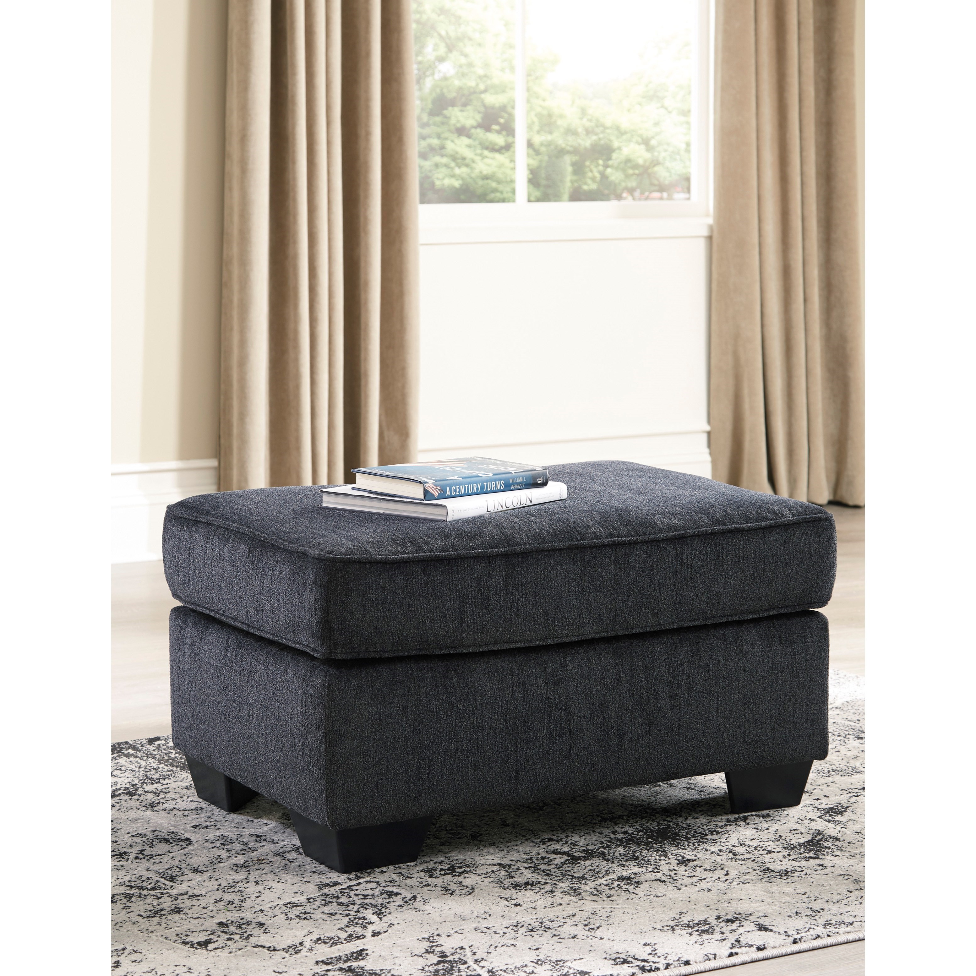 Ashley Signature Design Altari 1349585 Contemporary Ottoman | Dunk ...