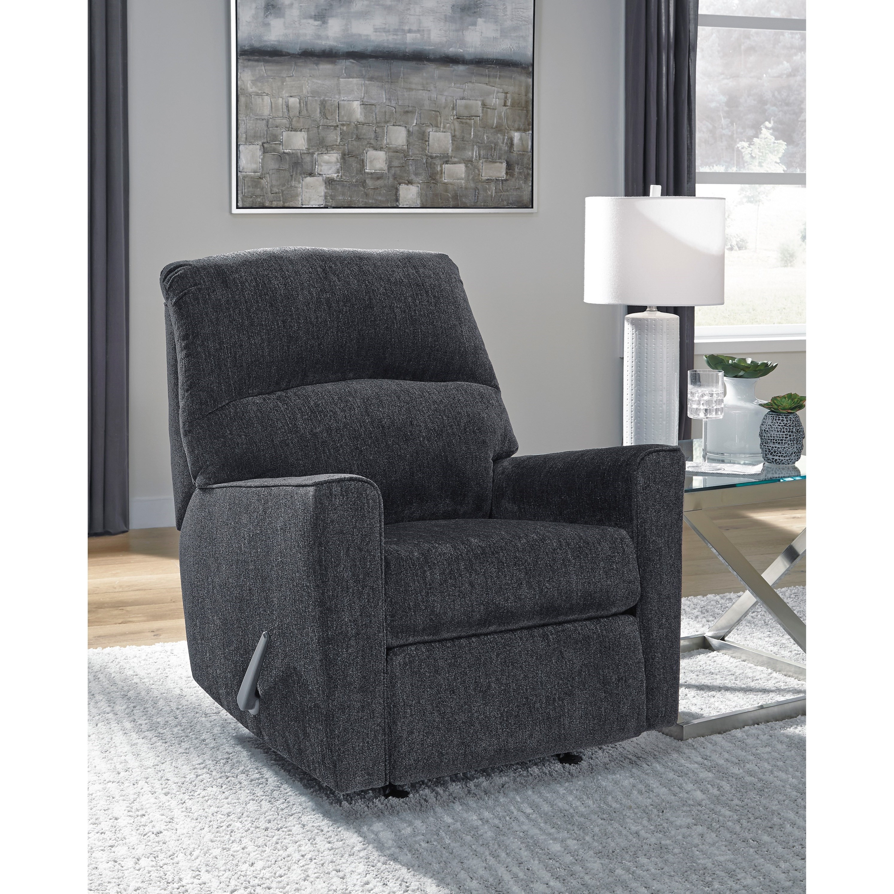 Signature Design by Ashley Altari 87213-25 Contemporary Rocker Recliner ...
