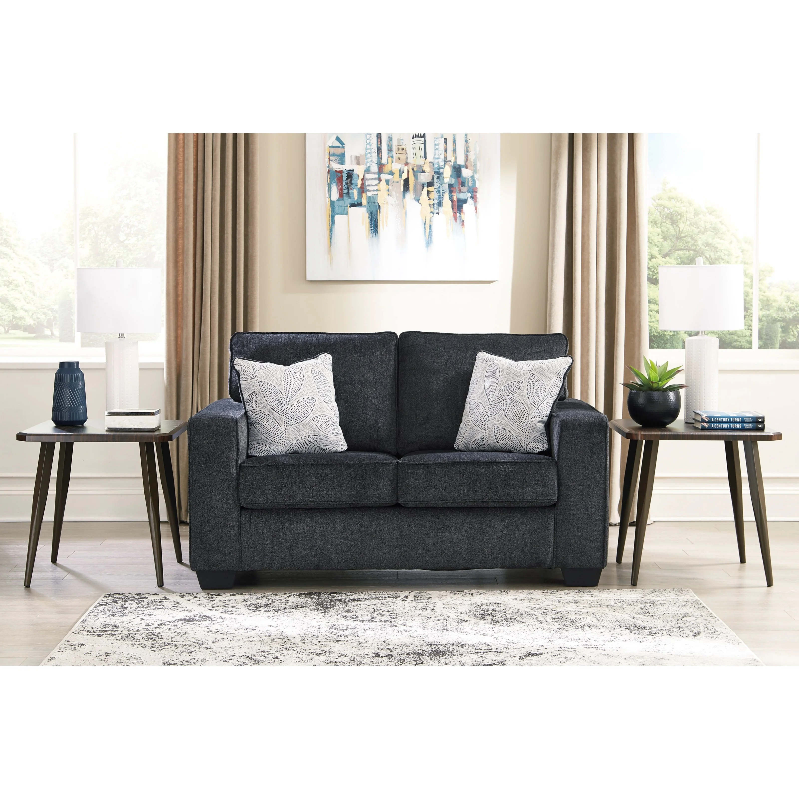 Ashley (Signature Design) Altari 1010910 Contemporary Loveseat with ...