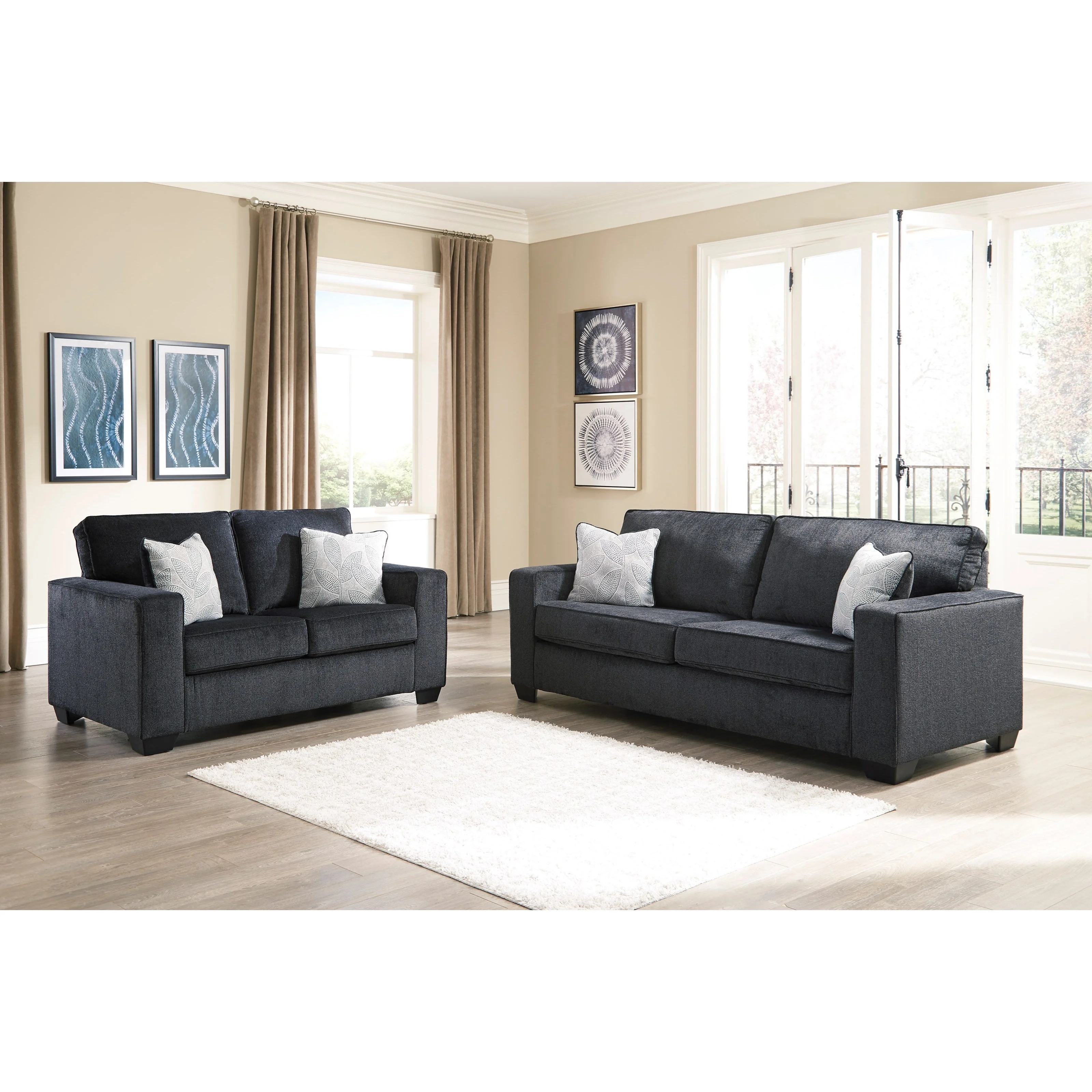 Ashley (Signature Design) Altari 1351286 Queen Sofa Sleeper with Memory ...