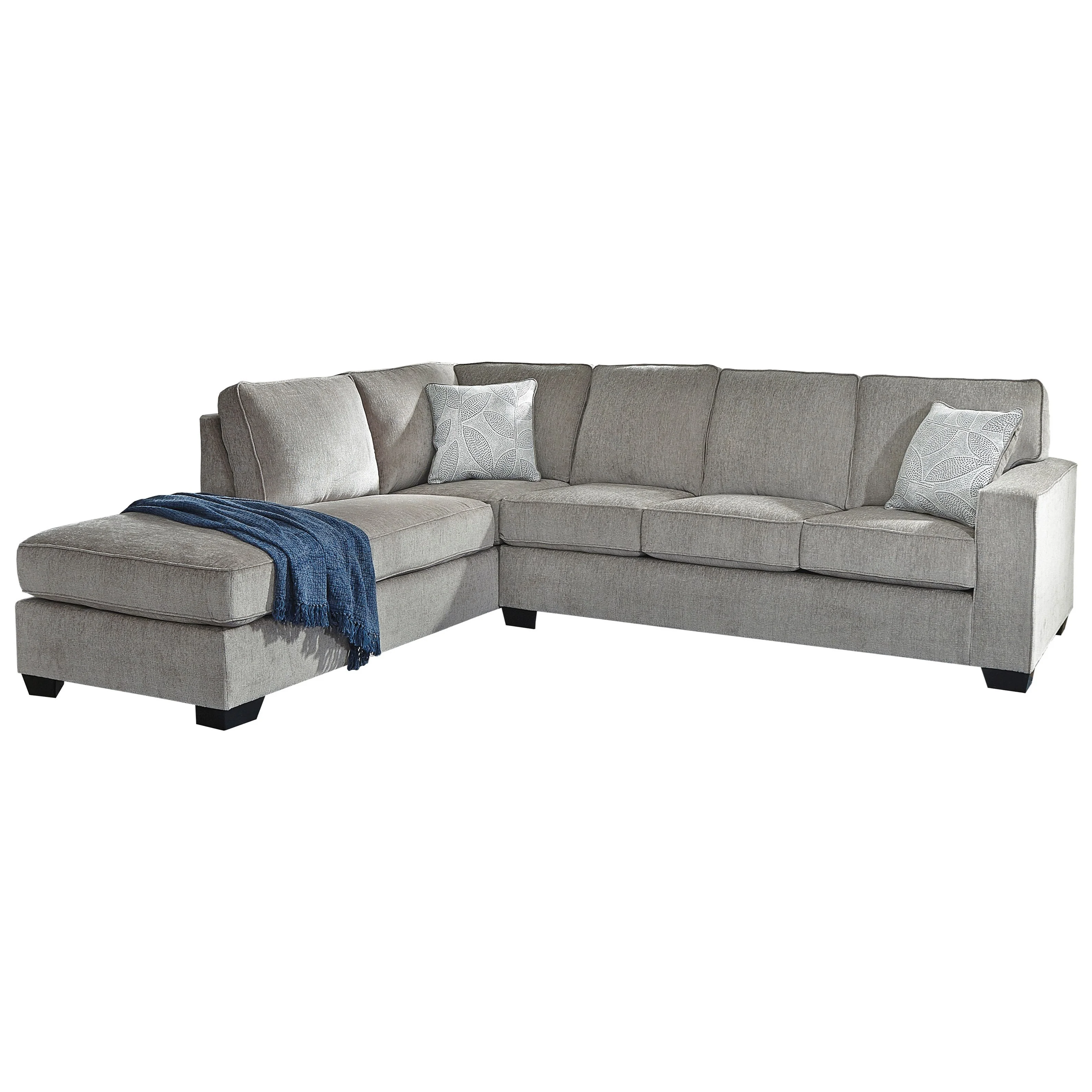 Signature Design by Ashley Altari 87214S4 Sleeper Sectional with Chaise ...