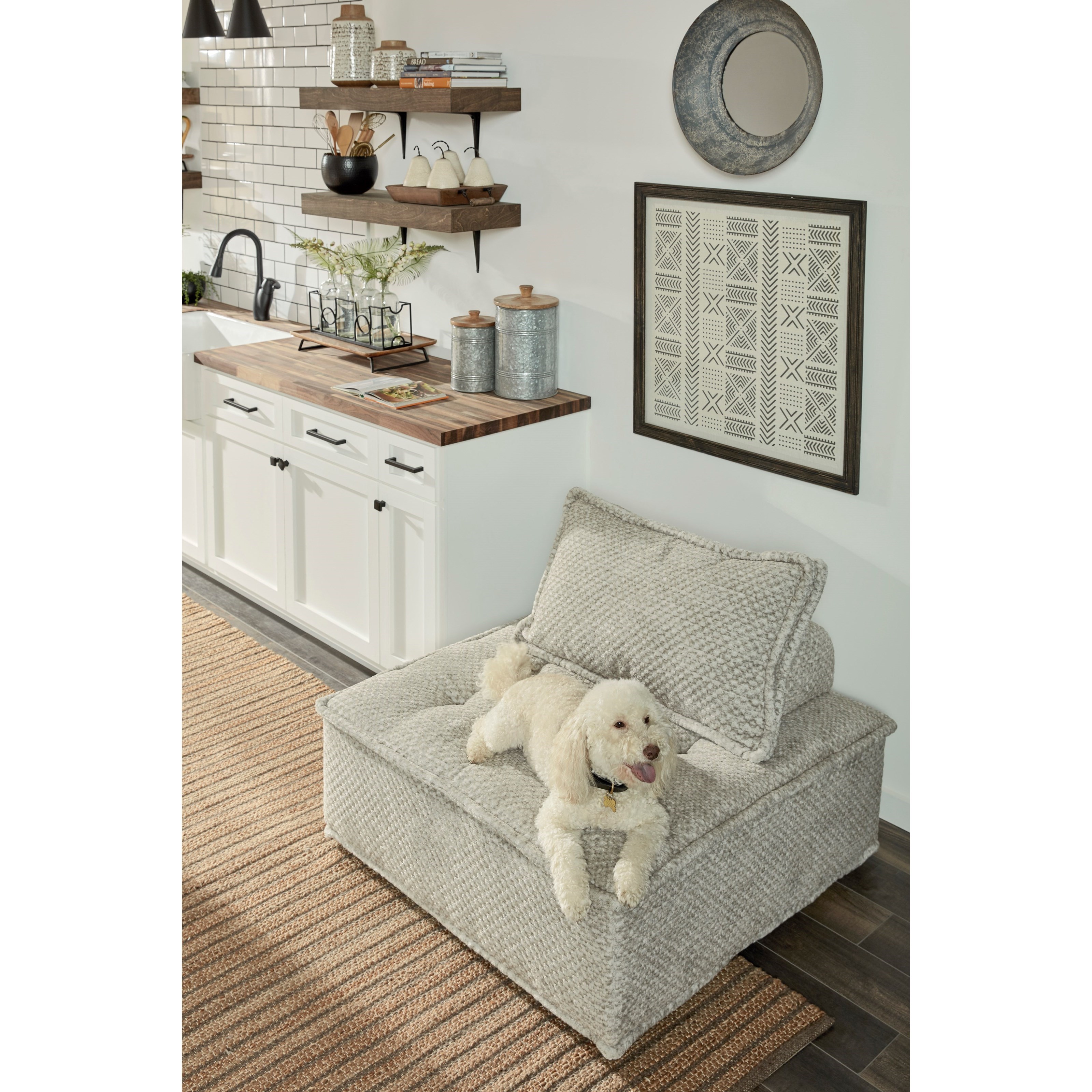 Signature Design by Ashley Bales A3000244 Modular Floor Accent Chair ...