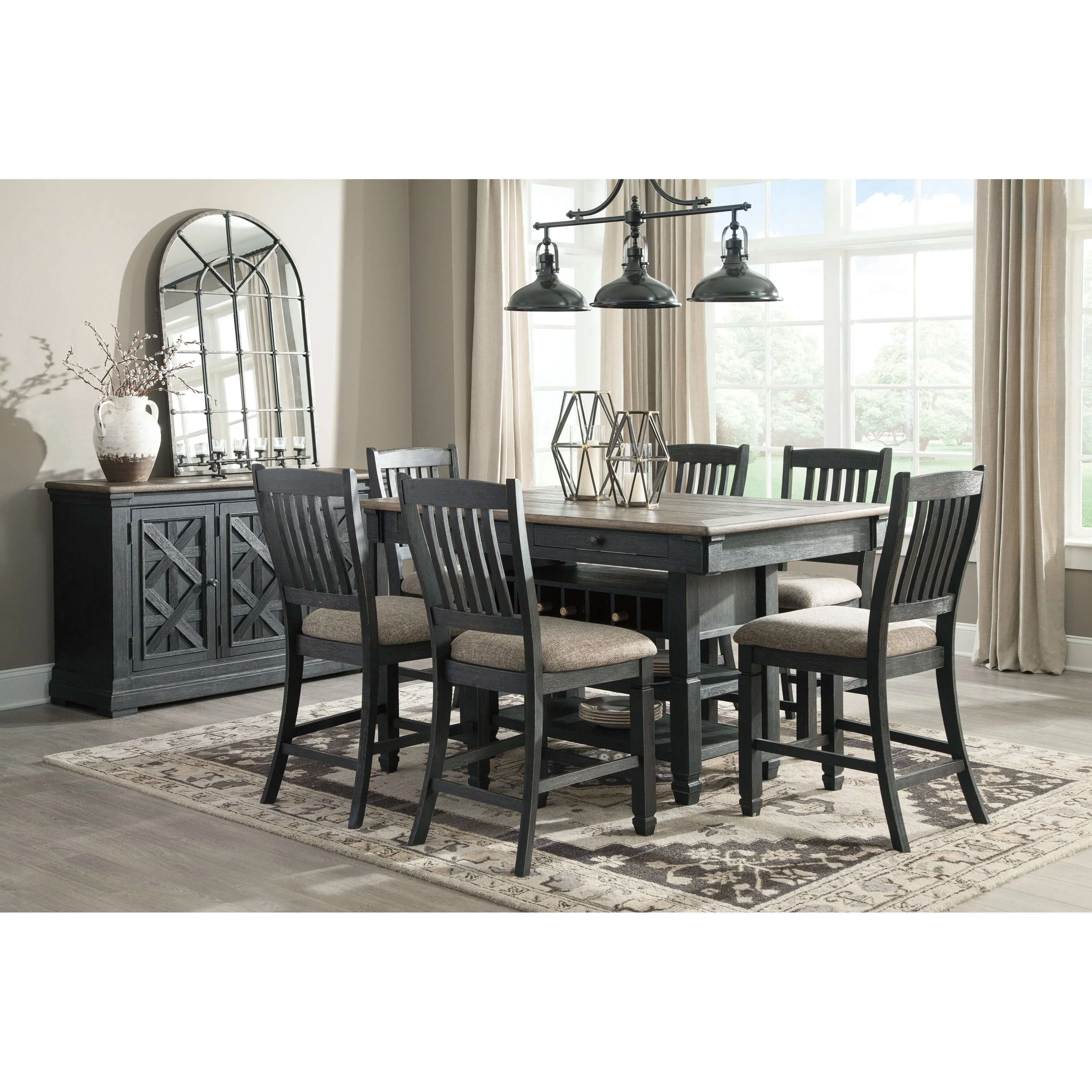 Ashley Furniture Signature Design Tyler Creek 6xD736-124+1xD736-32 ...