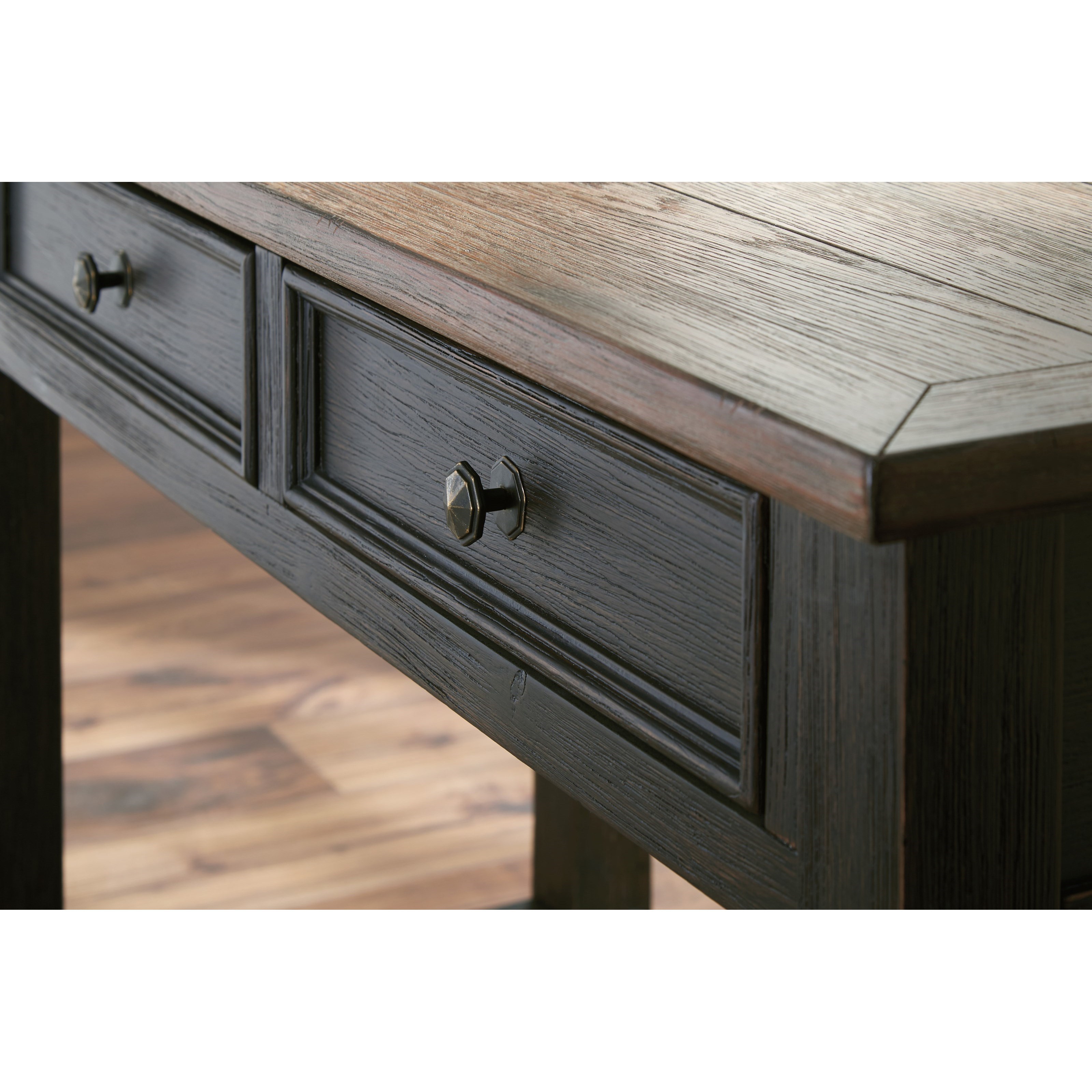 Signature Design by Ashley Tyler Creek T736-4 Sofa Table with 2 Drawers | Royal Furniture | Sofa ...