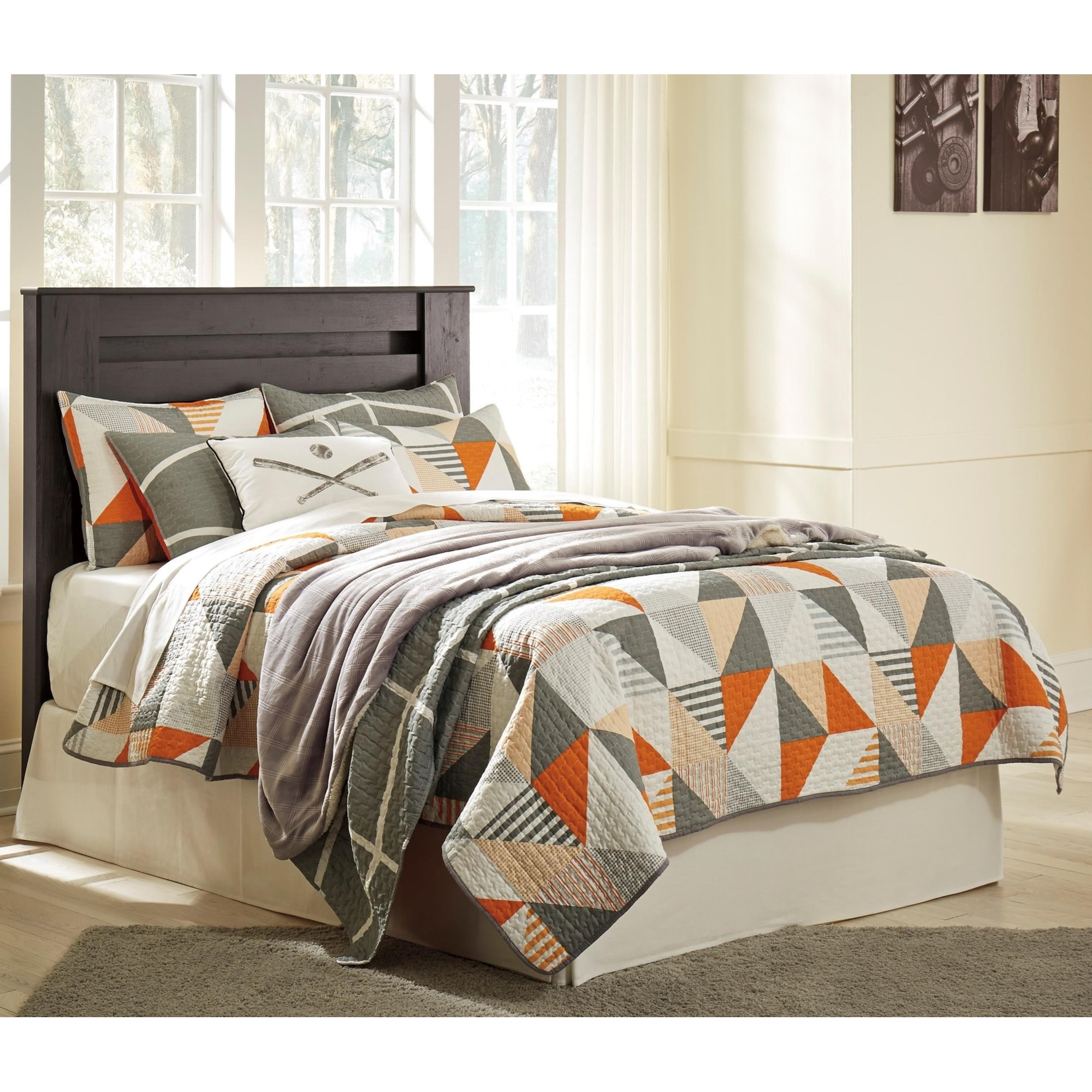 Ashley Signature Design Brinxton B249-87 Full Panel Headboard with ...