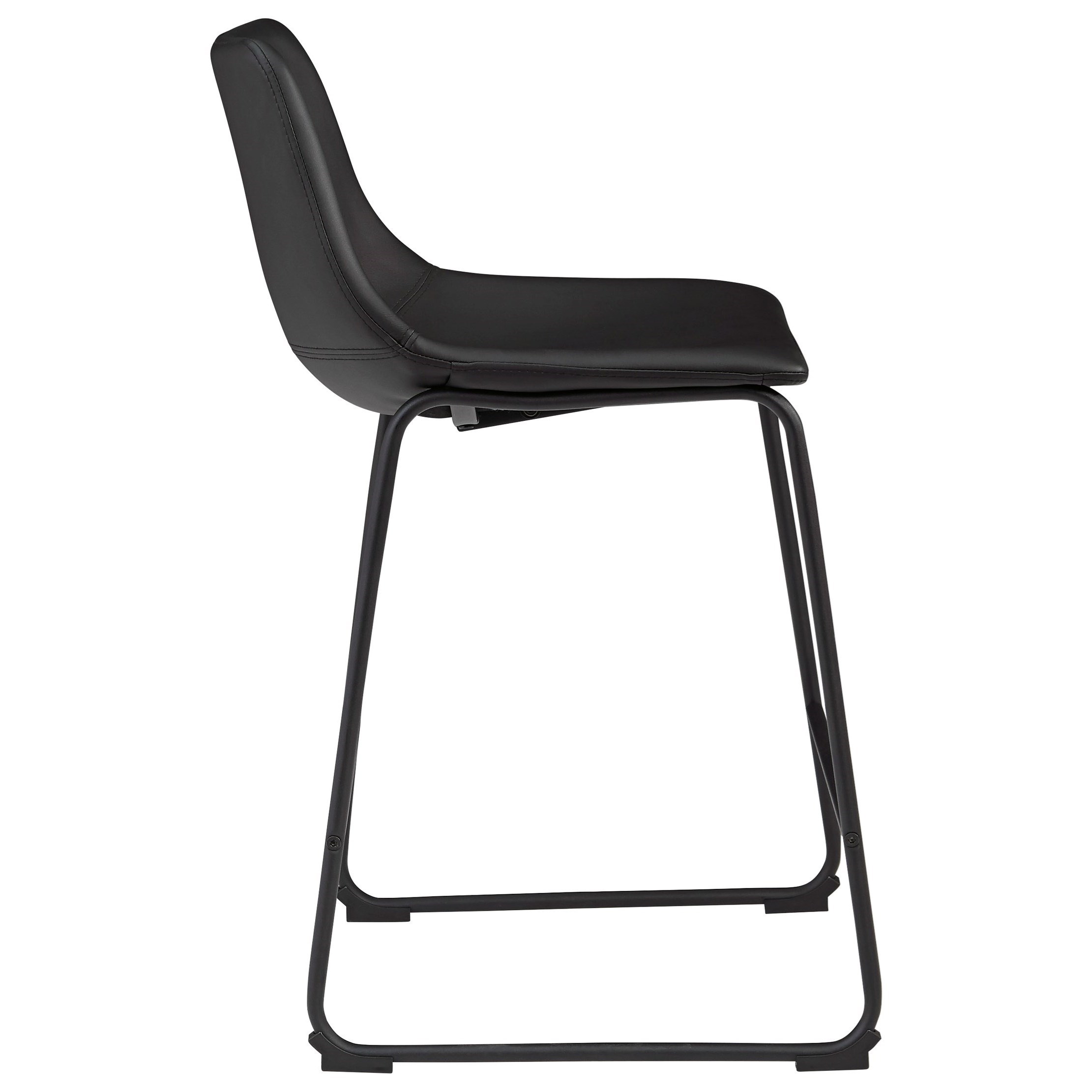 Ashley Signature Design Centiar D372-624 Contemporary Black Faux ...