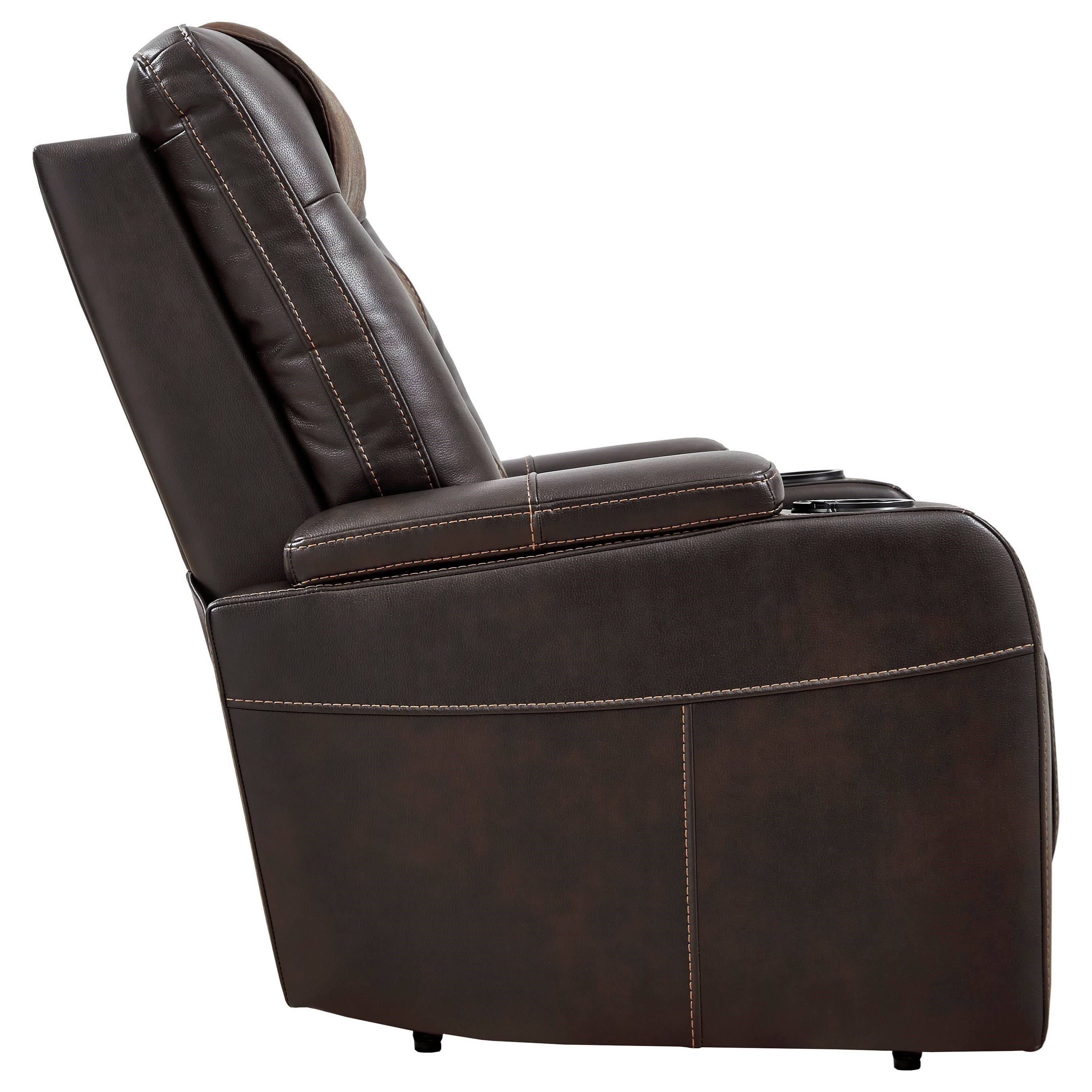 Signature Design by Ashley Composer 2150713 Power Recliner with Power Headrest and Built In Lighting Suburban Furniture Recliners
