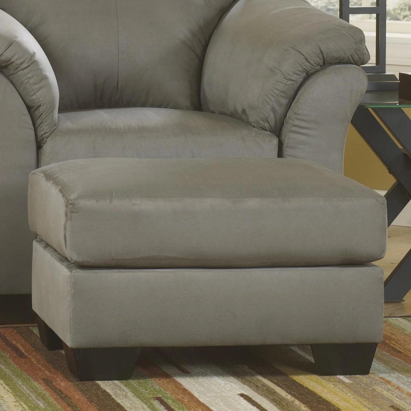 Ashley Signature Design Darcy 7500514 Contemporary Ottoman with Tapered ...