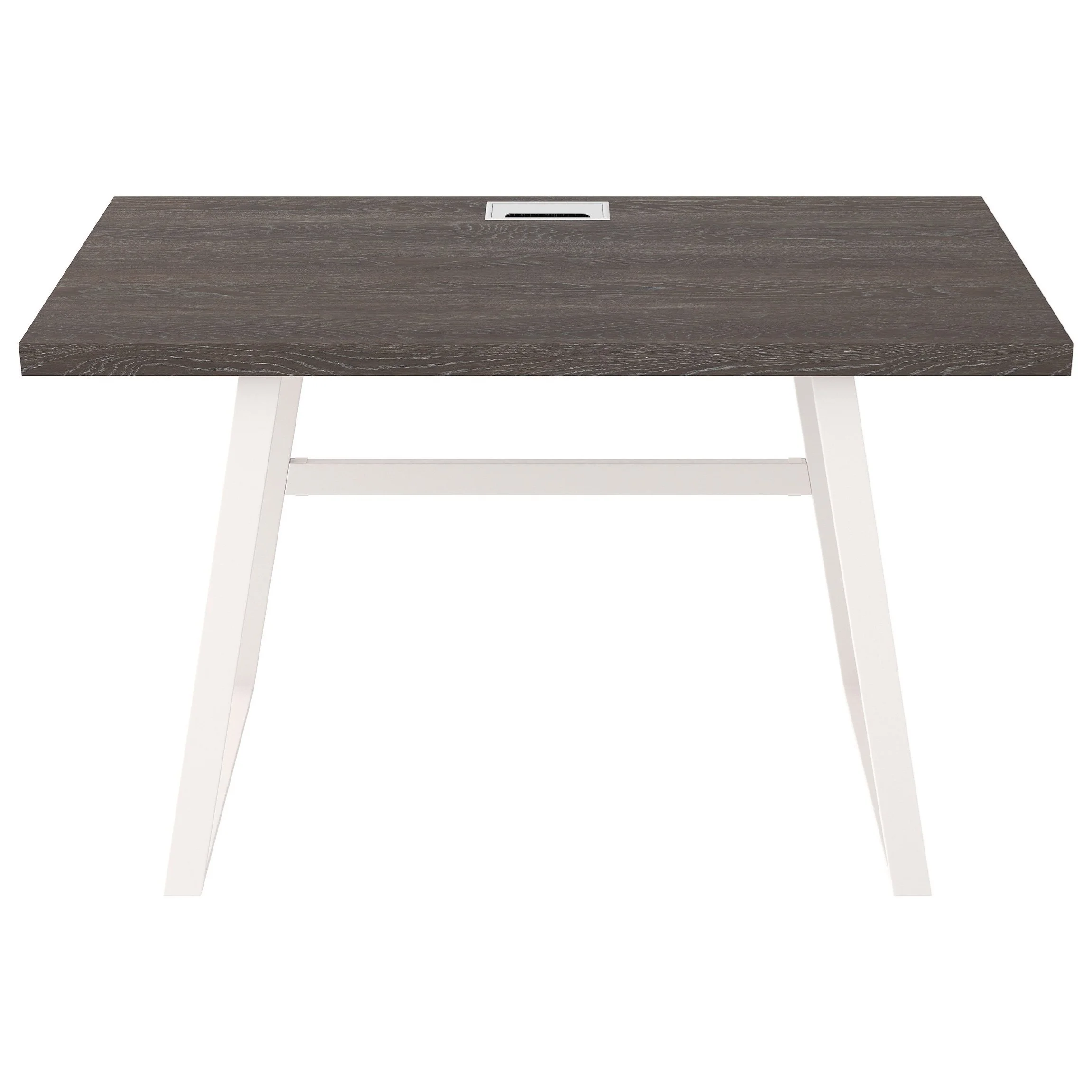 Dorrinson H287-10 Two-Tone Home Office Desk with Metal Base | American ...