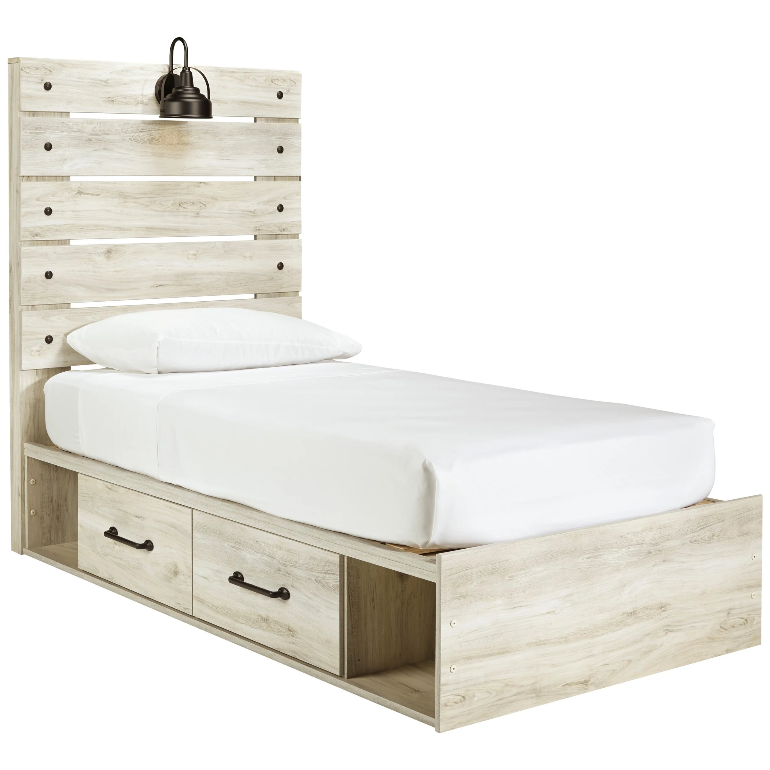 Ashley Signature Design Cambeck B192B21 Rustic Twin Storage Bed with 4 ...