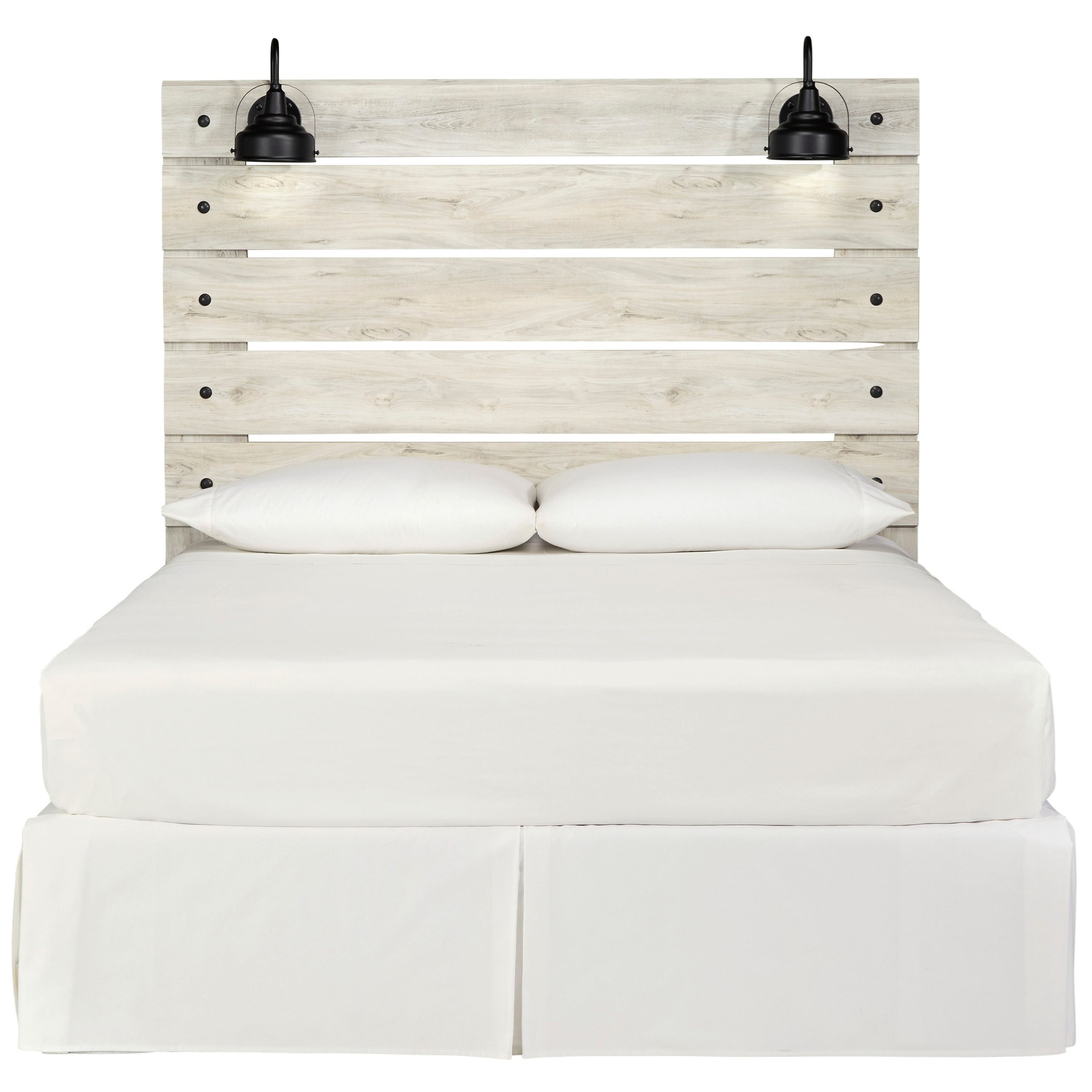 Signature Design by Ashley Cambeck B192-57 Rustic Queen Panel Headboard ...