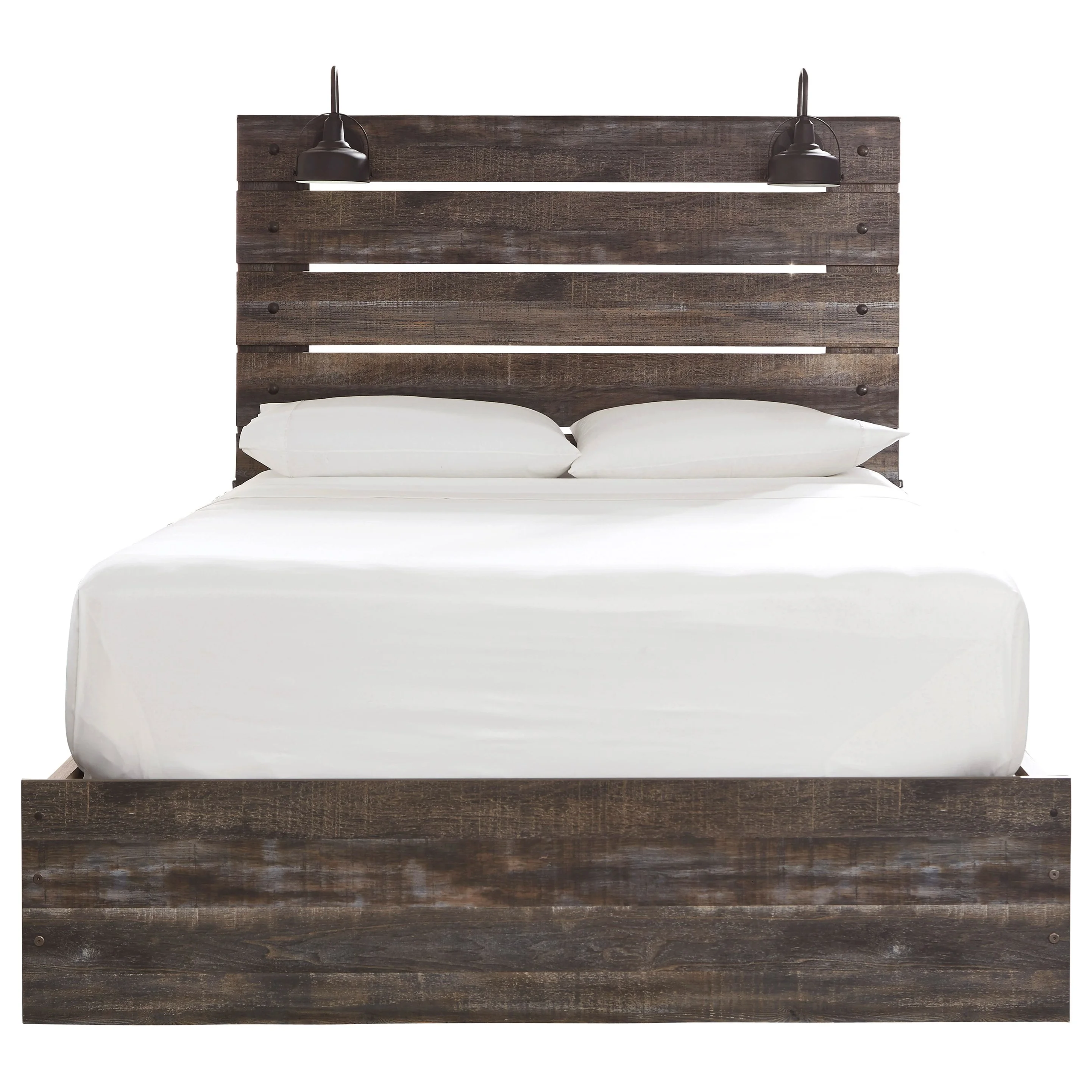 Signature Design by Ashley Drystan B211B10 Queen Panel Bed With 2 Storage Drawers | Furniture ...
