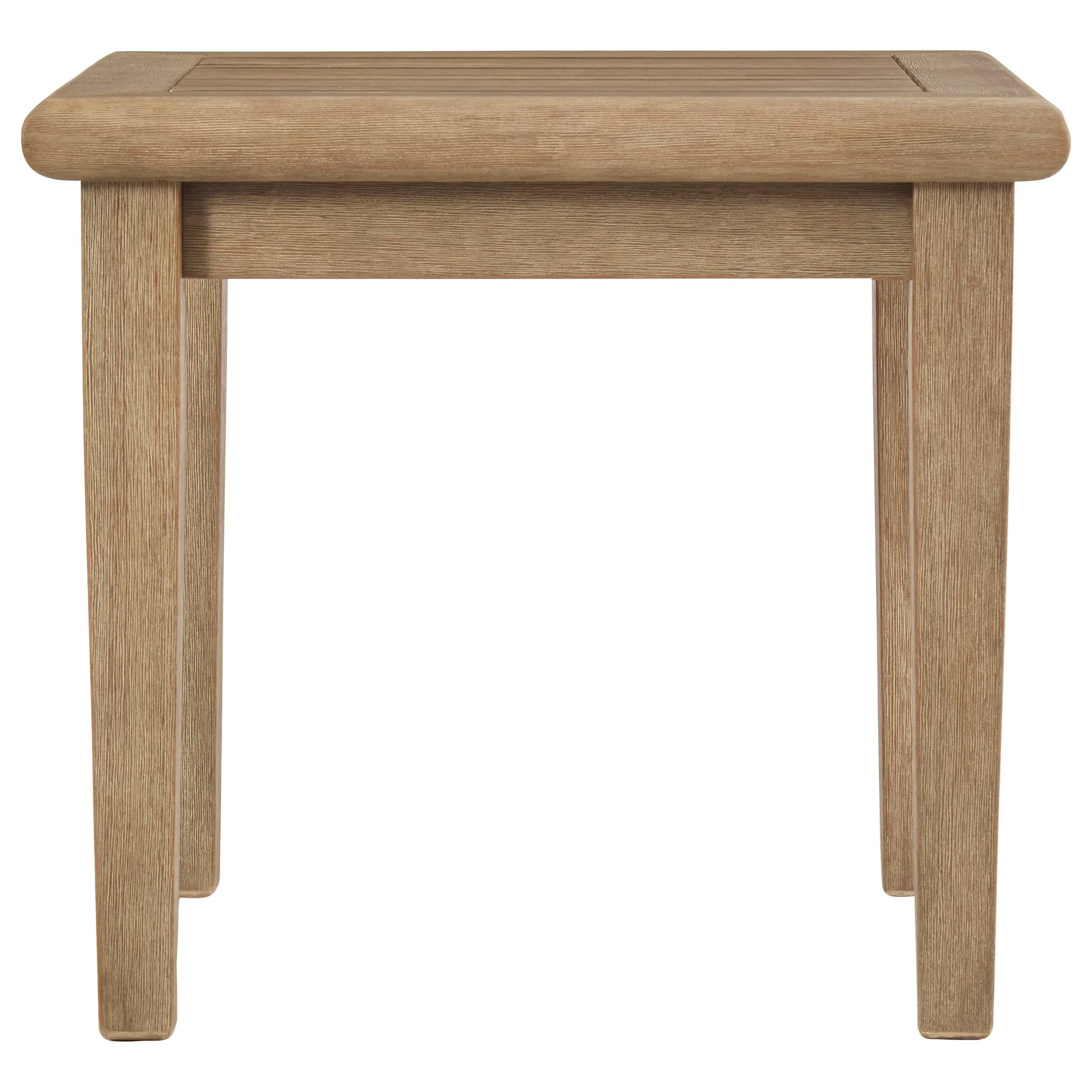Gerianne 000001060706 Solid Wood Eucalyptus Square End Table ...