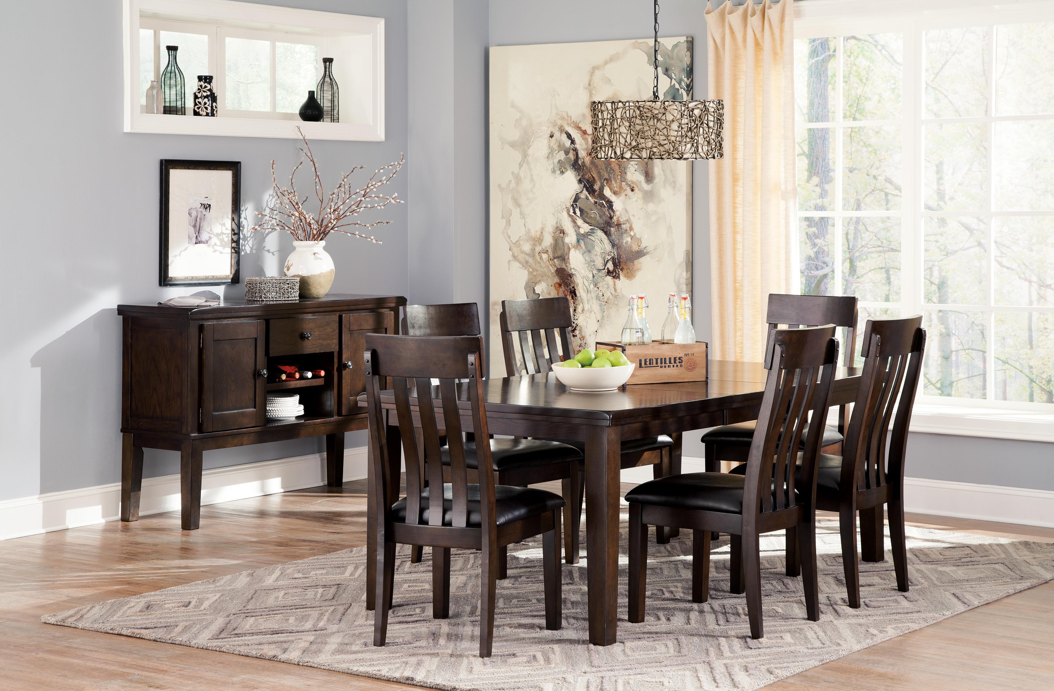 Ashley furniture butterfly leaf table store