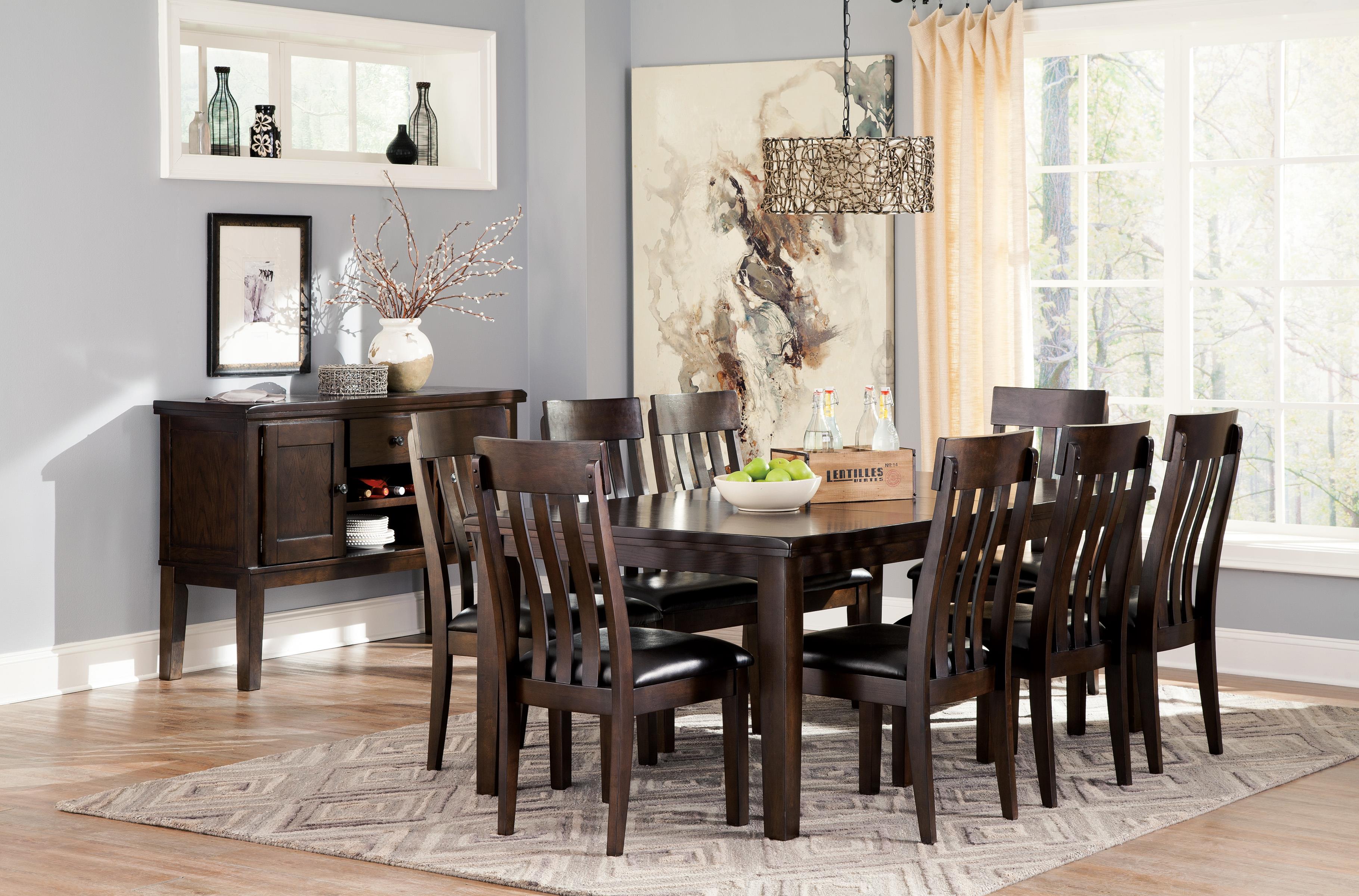 Signature Design by Ashley Haddigan D596-35 Rectangular Dining Room ...