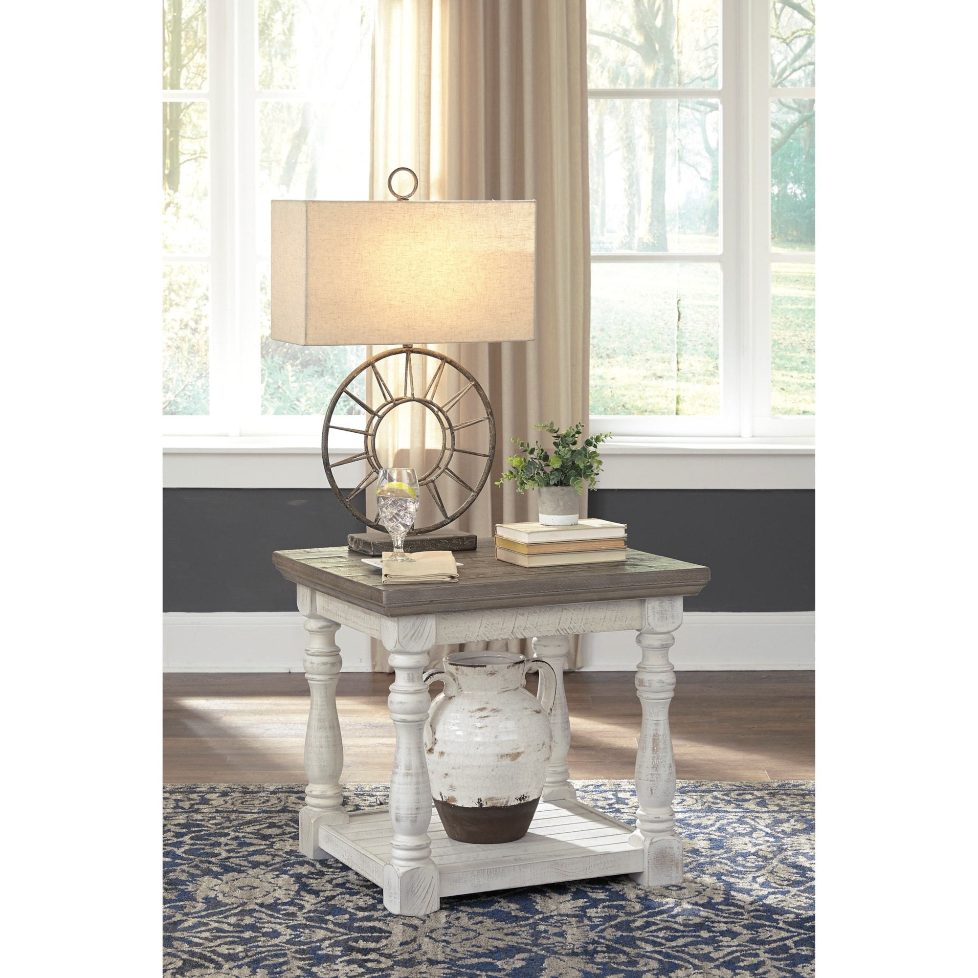 Havalance 000001081063 Relaxed Vintage Rectangular End Table ...