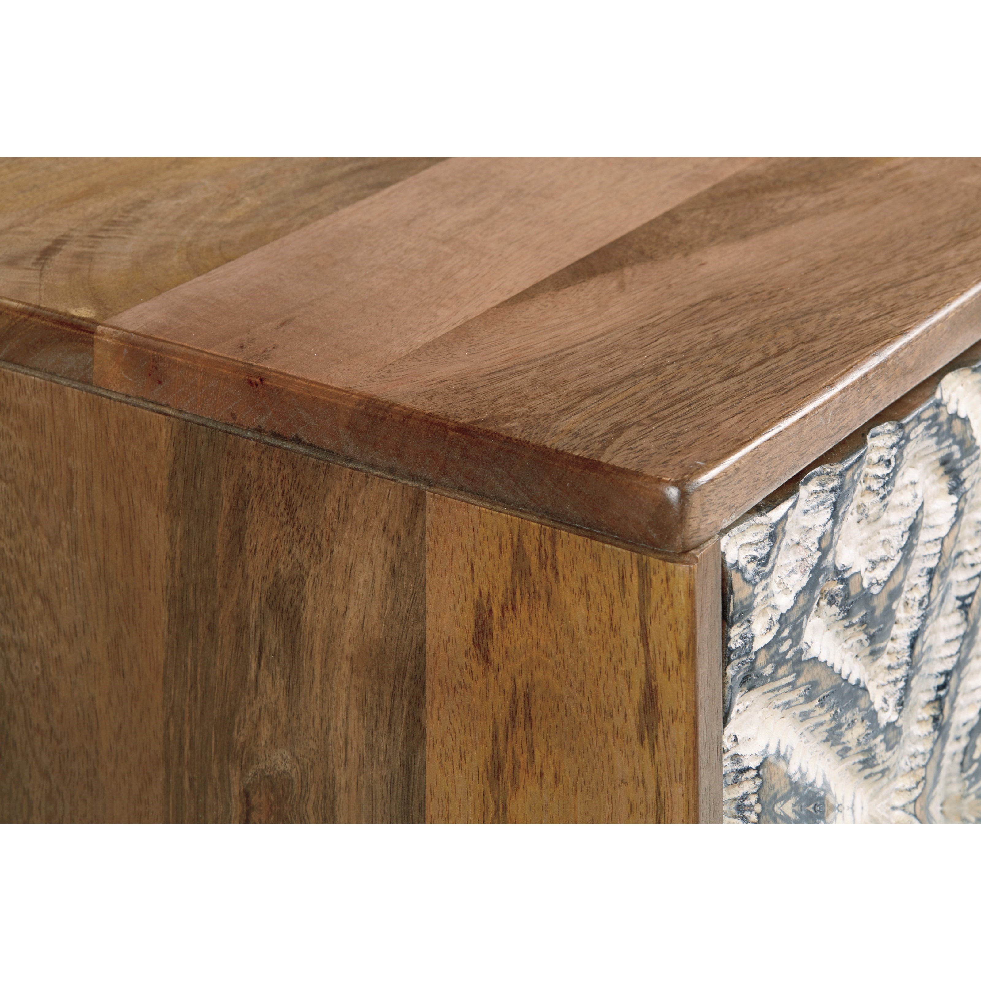 Ashley Signature Design Kerrings A4000258 Accent Cabinet with Greek Key ...