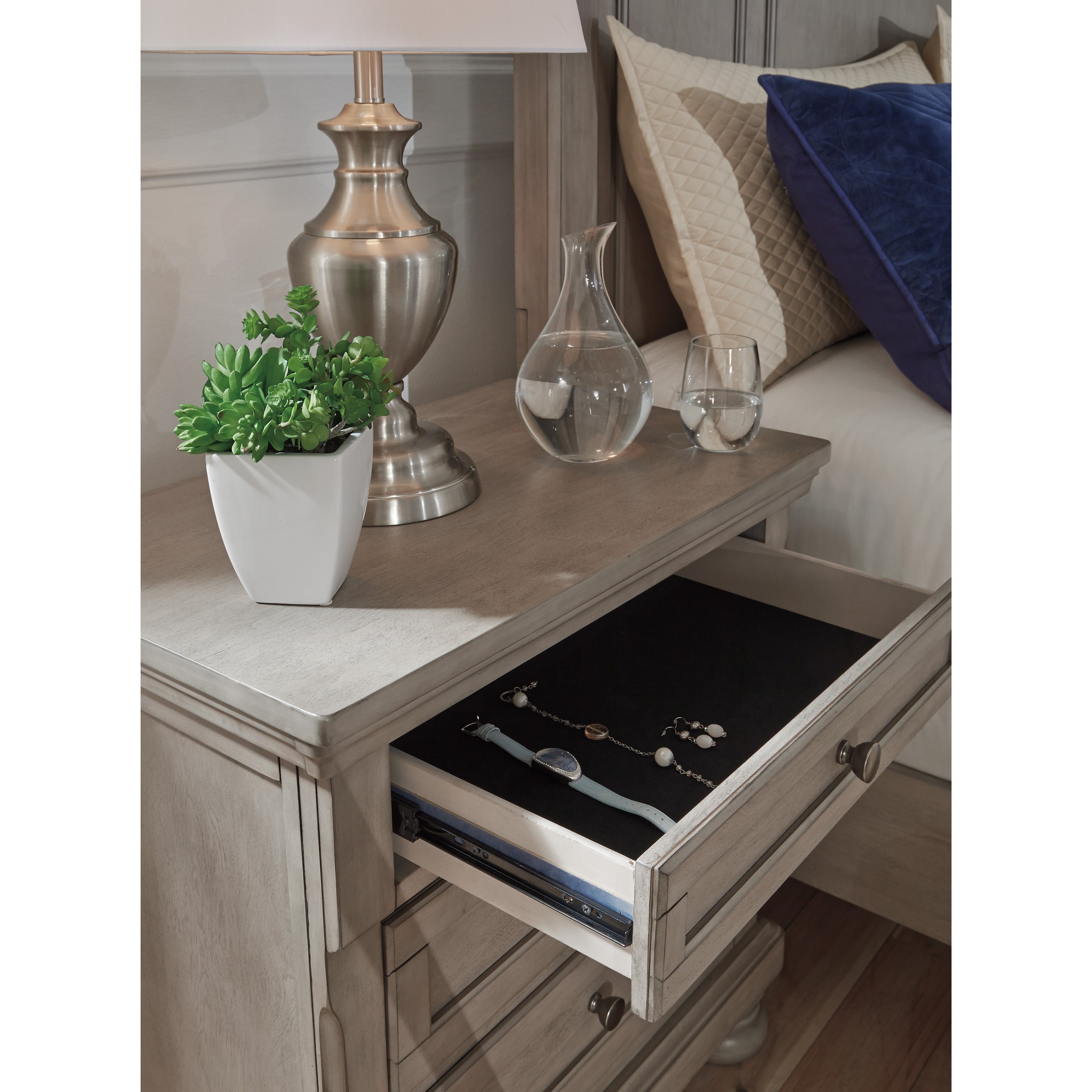Signature Design by Ashley Lettner B733-92 Casual 2-Drawer Nightstand ...