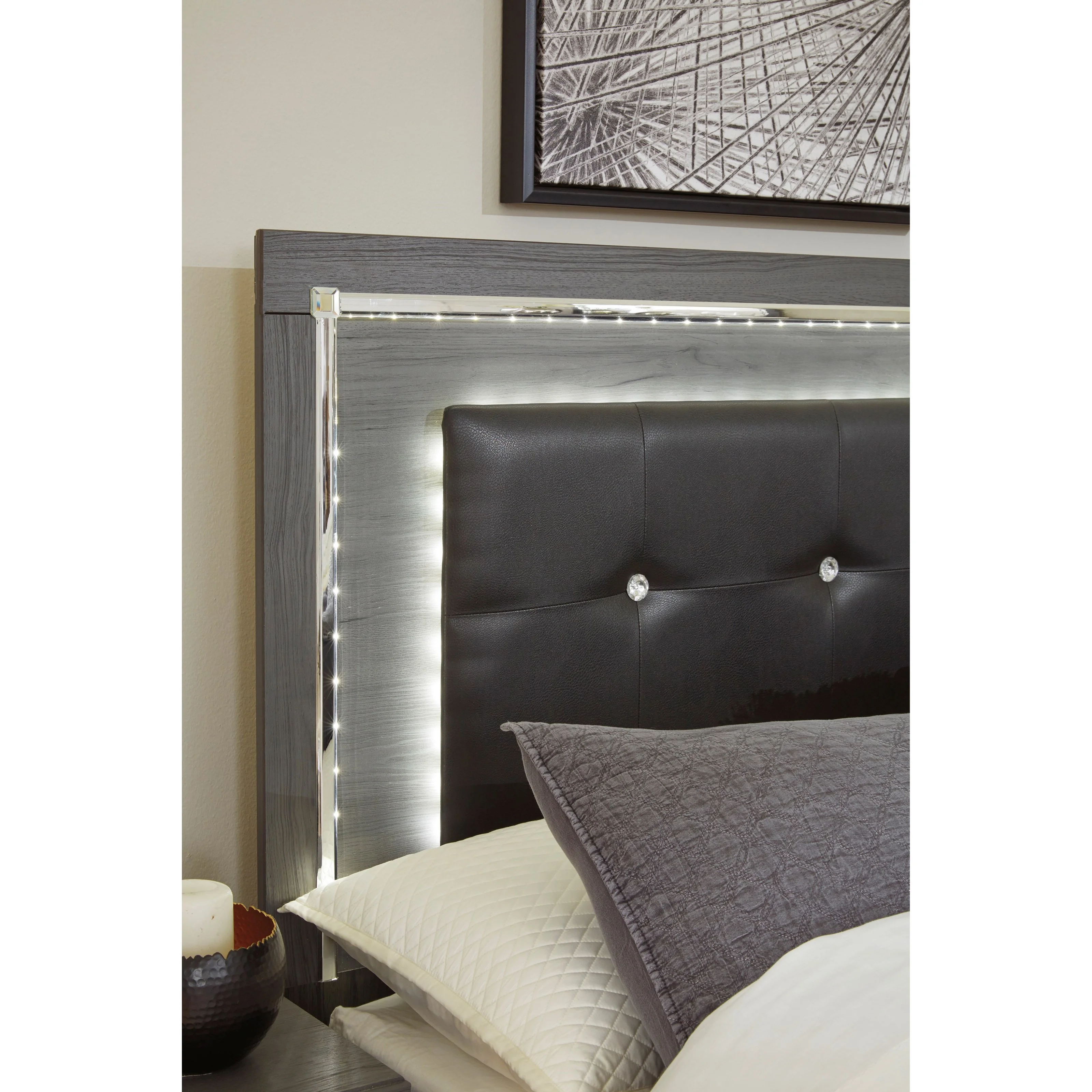 Signature Design by Ashley Lodanna B214B15 King Panel Bed | Standard ...