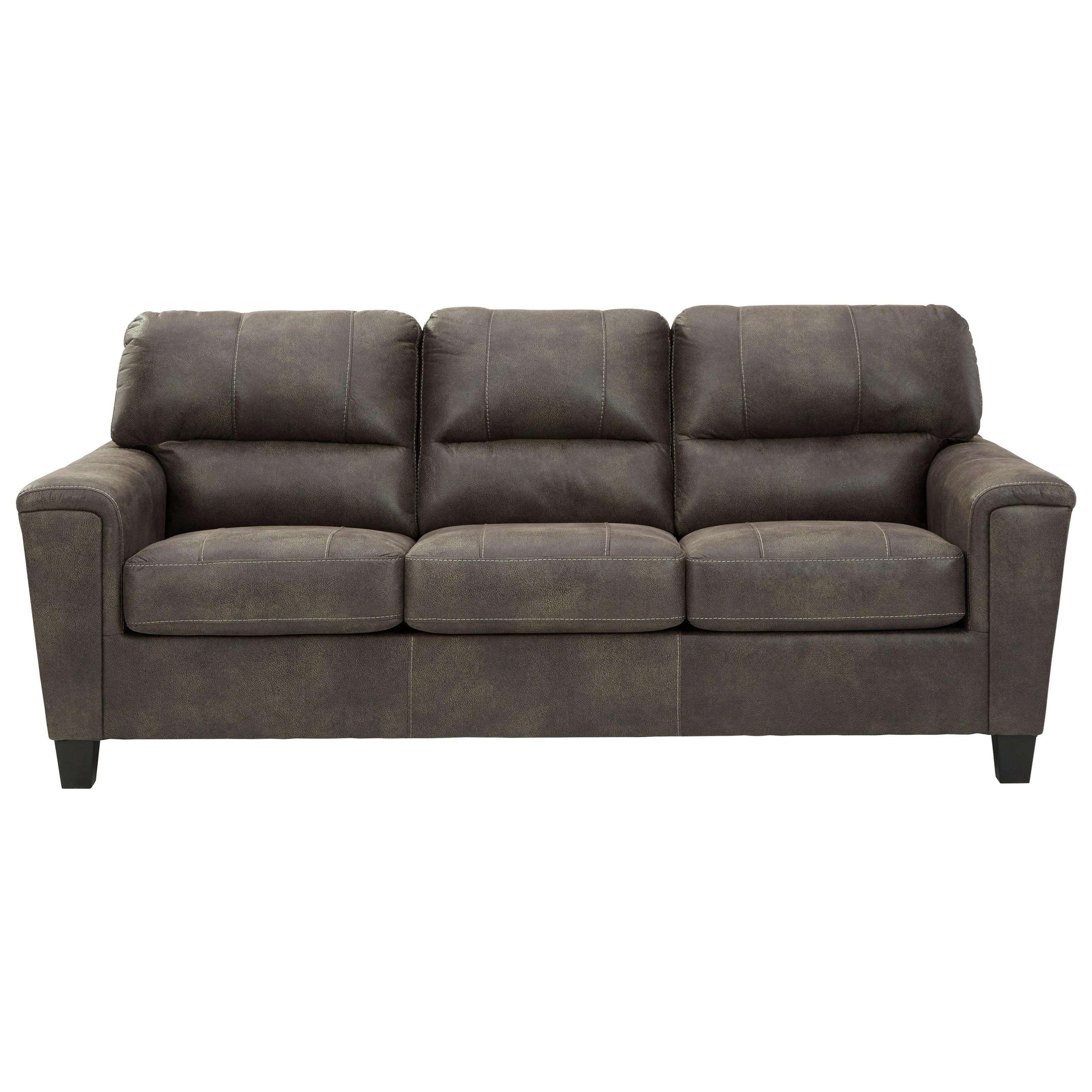 Signature Design by Ashley Navi 9400238 Faux Leather Sofa | Schewels ...