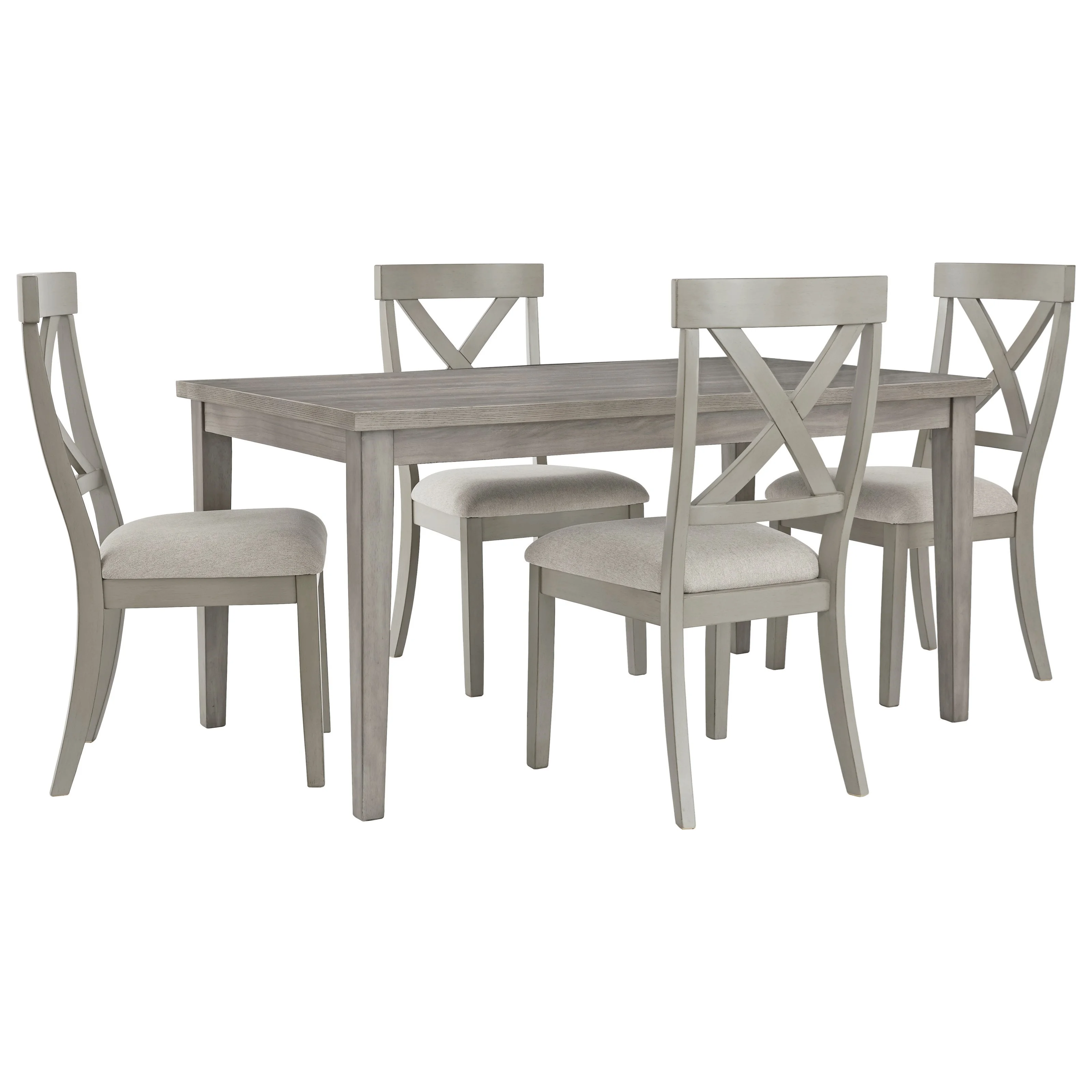 Signature Design by Ashley Parellen D291-25+4x-01 Casual 5-Piece Table ...