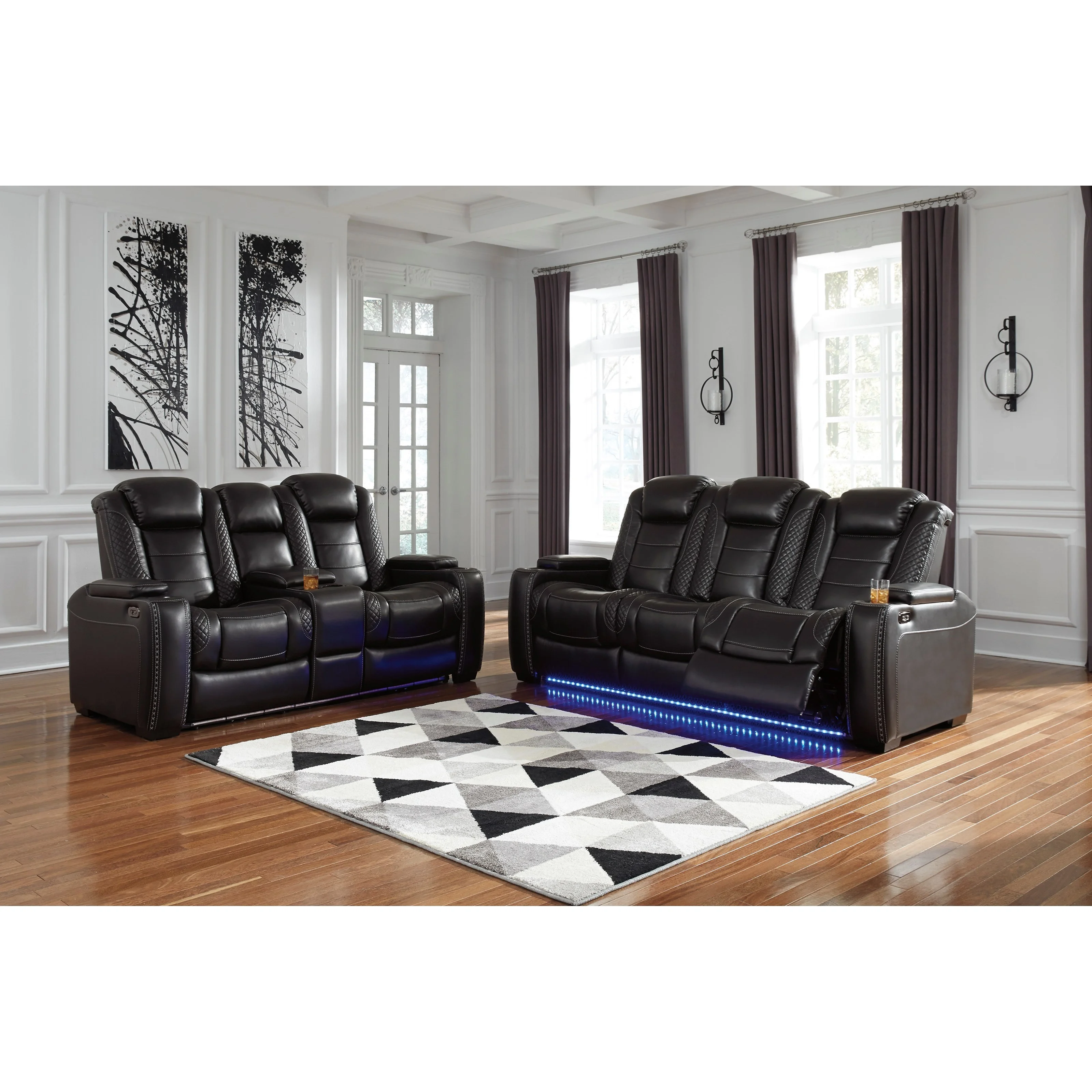 Signature Design by Ashley Party Time 37003U1 Power Reclining Living ...