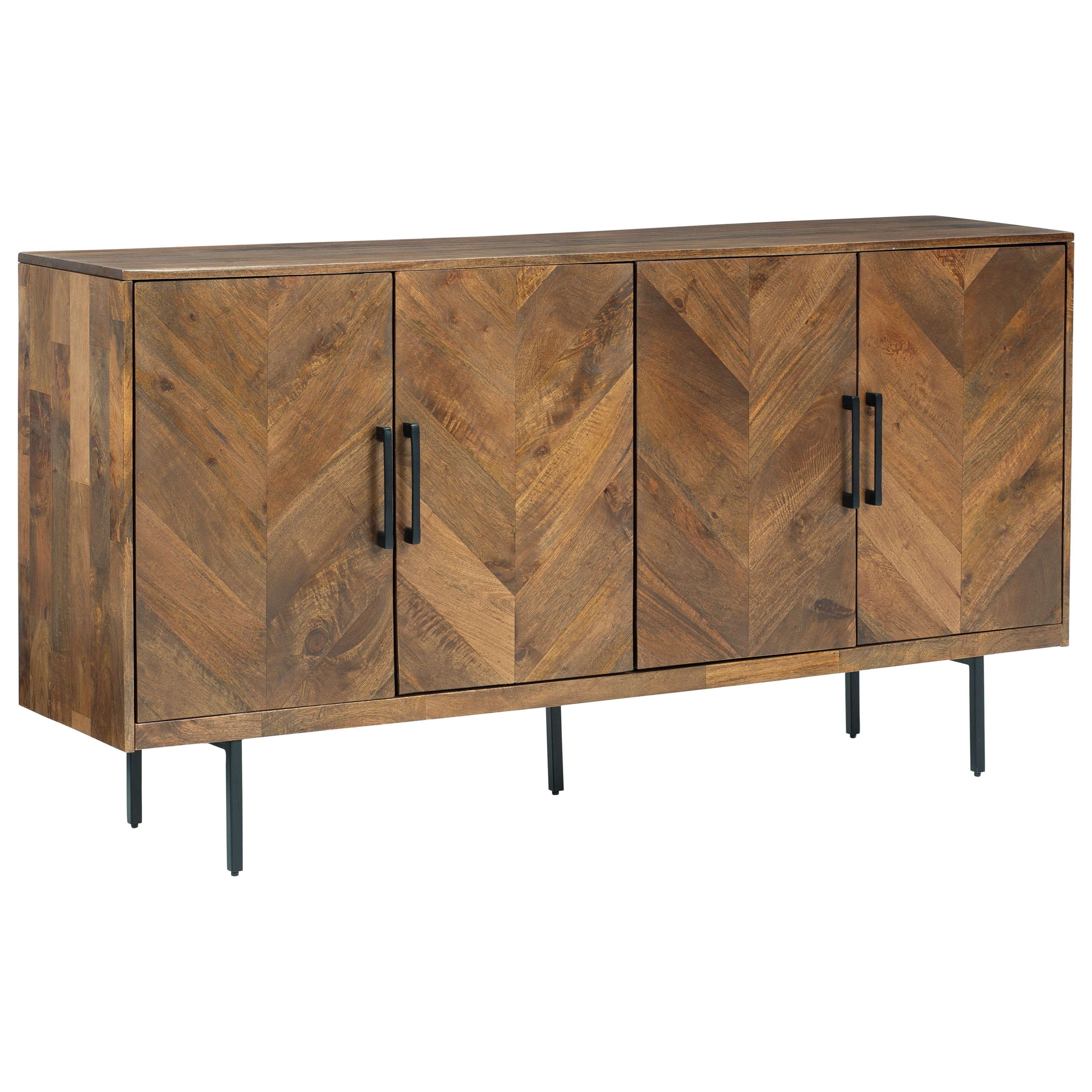 Ashley Signature Design Prattville A4000308 Accent Cabinet with Chevron ...