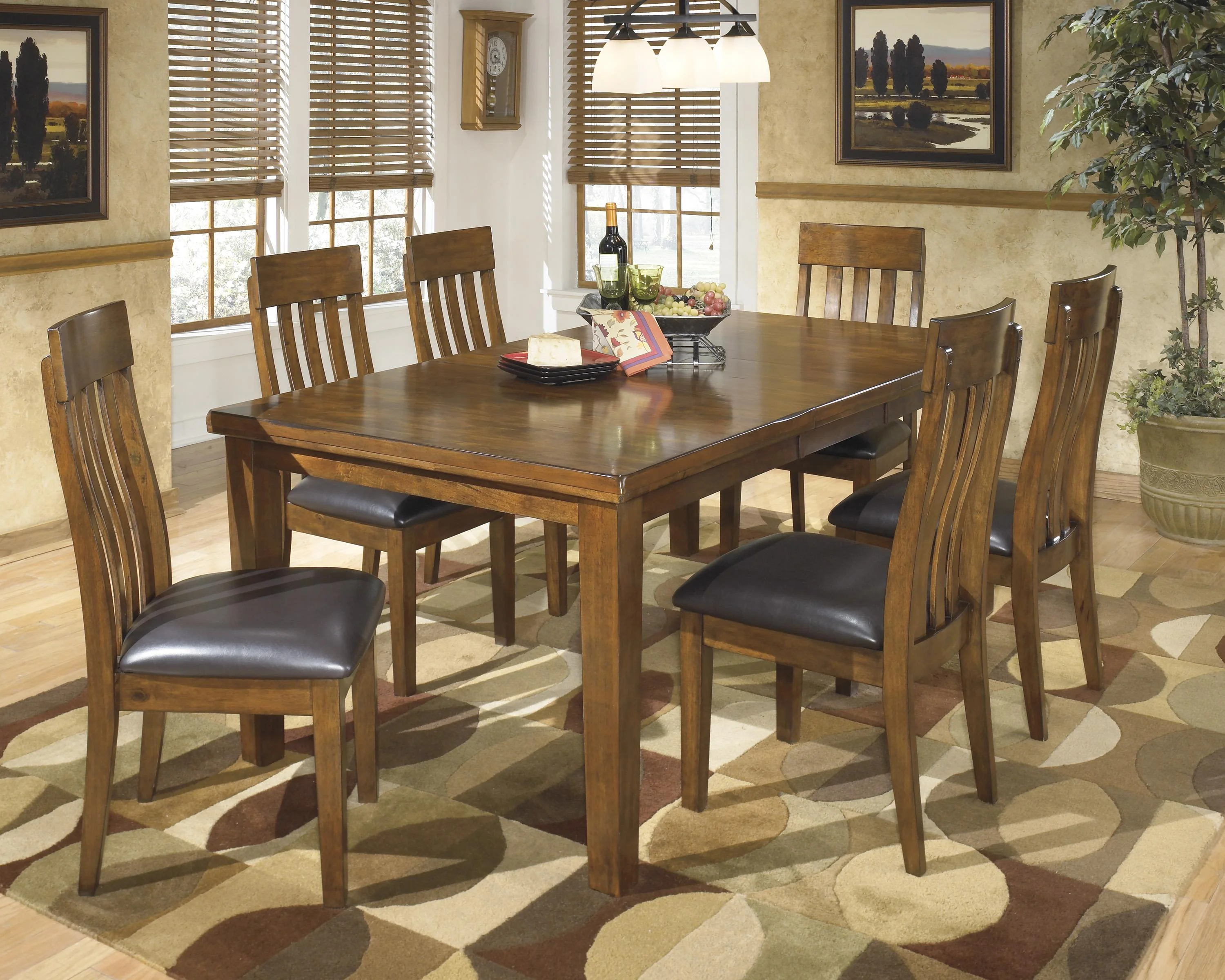 Signature Design by Ashley Ralene D594-35+6x01 7-Piece Dining Set ...