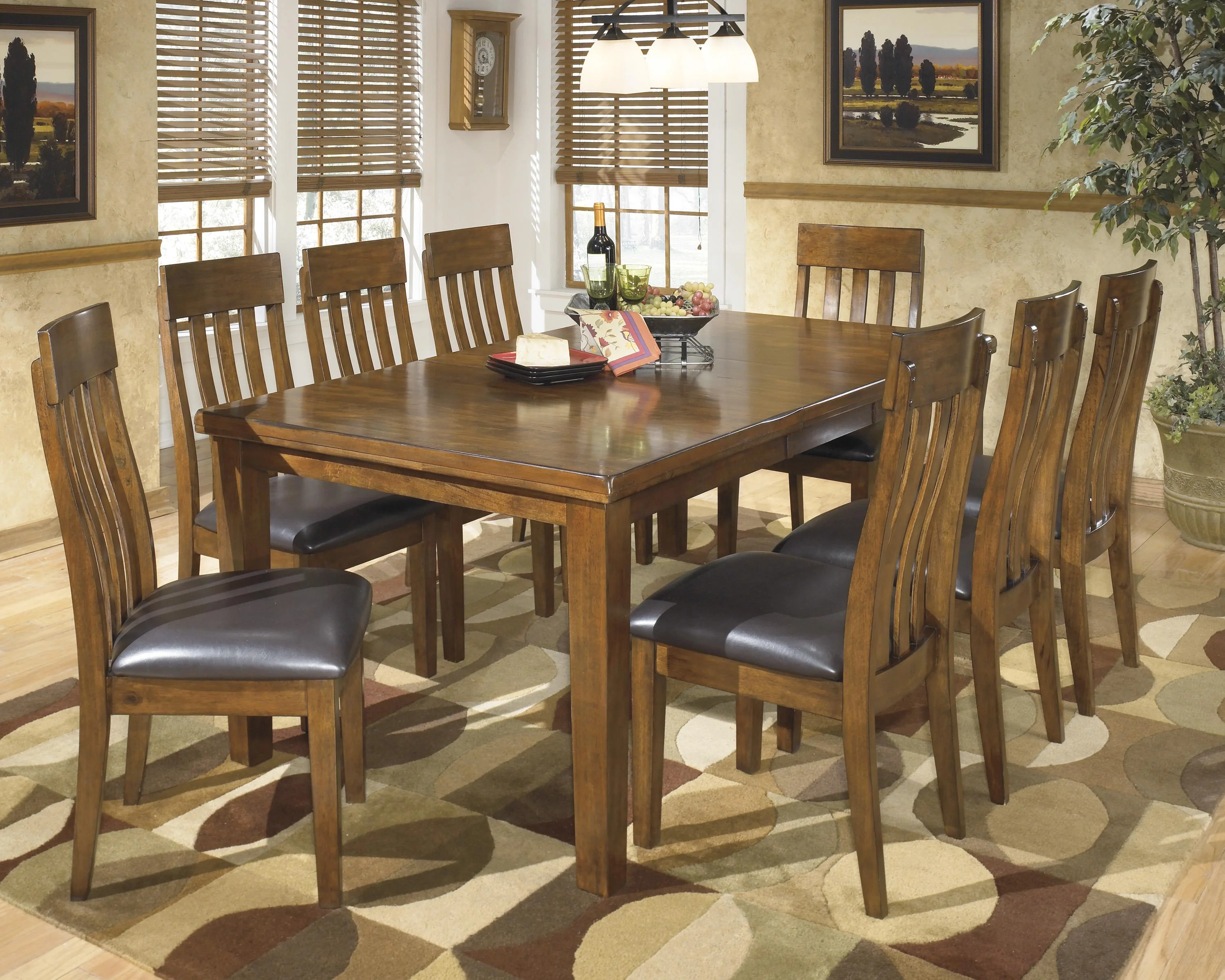 Signature Design by Ashley Ralene D594-35+8x01 9-Piece Dining Set ...