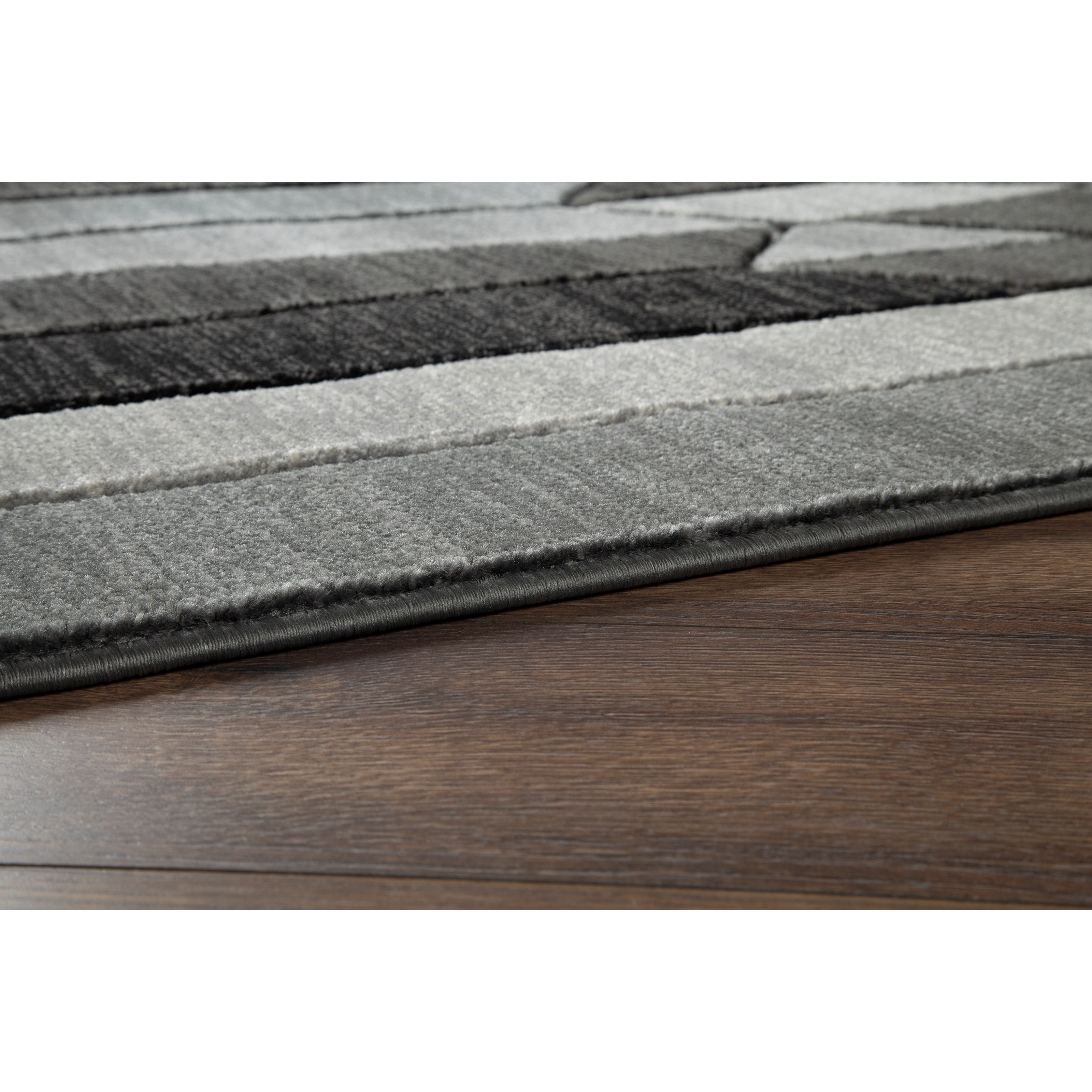 Signature Design by Ashley Contemporary Area Rugs R403461 Chayse Gray ...