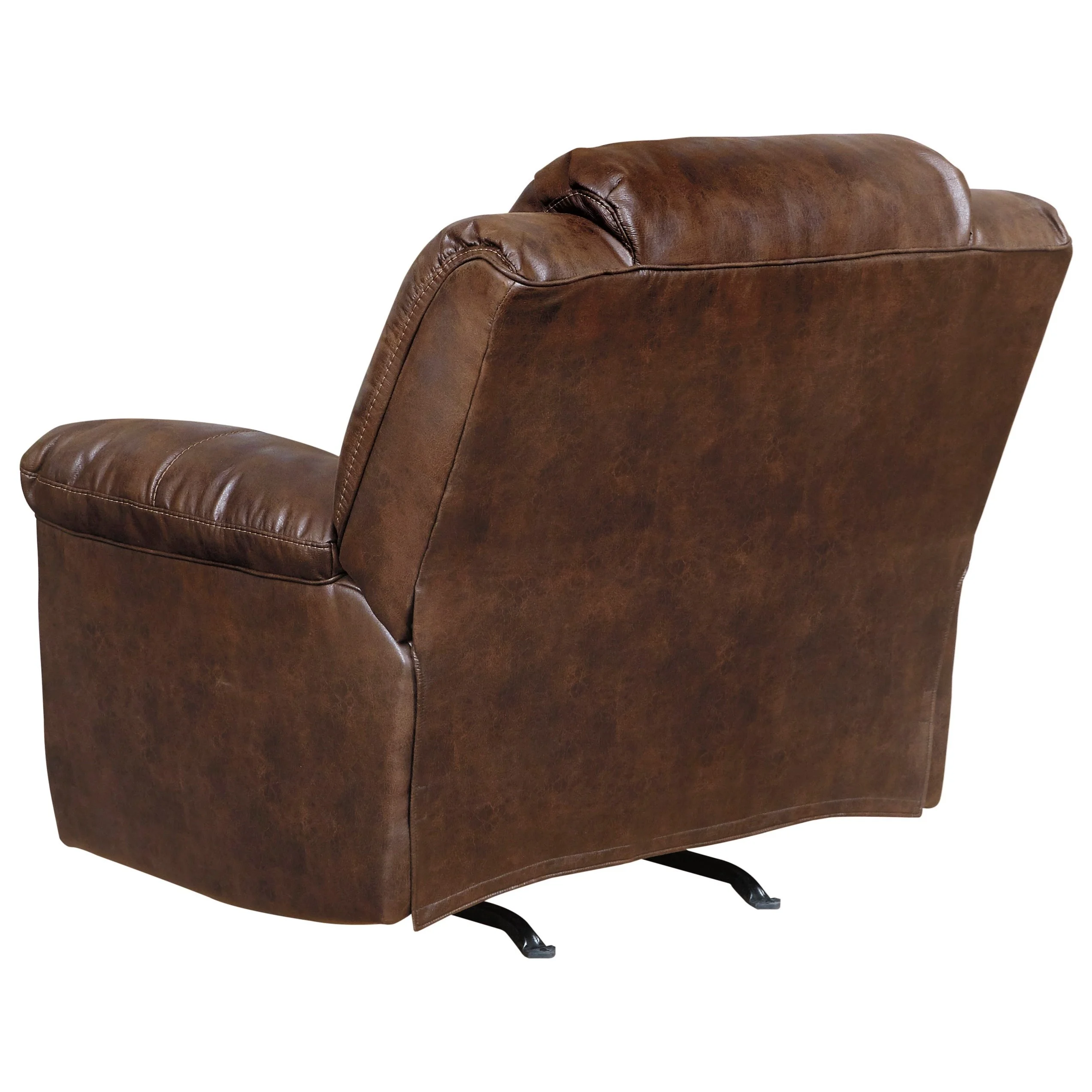 Signature Stallone 5210095 Faux Leather Rocker Recliner | Walker's ...
