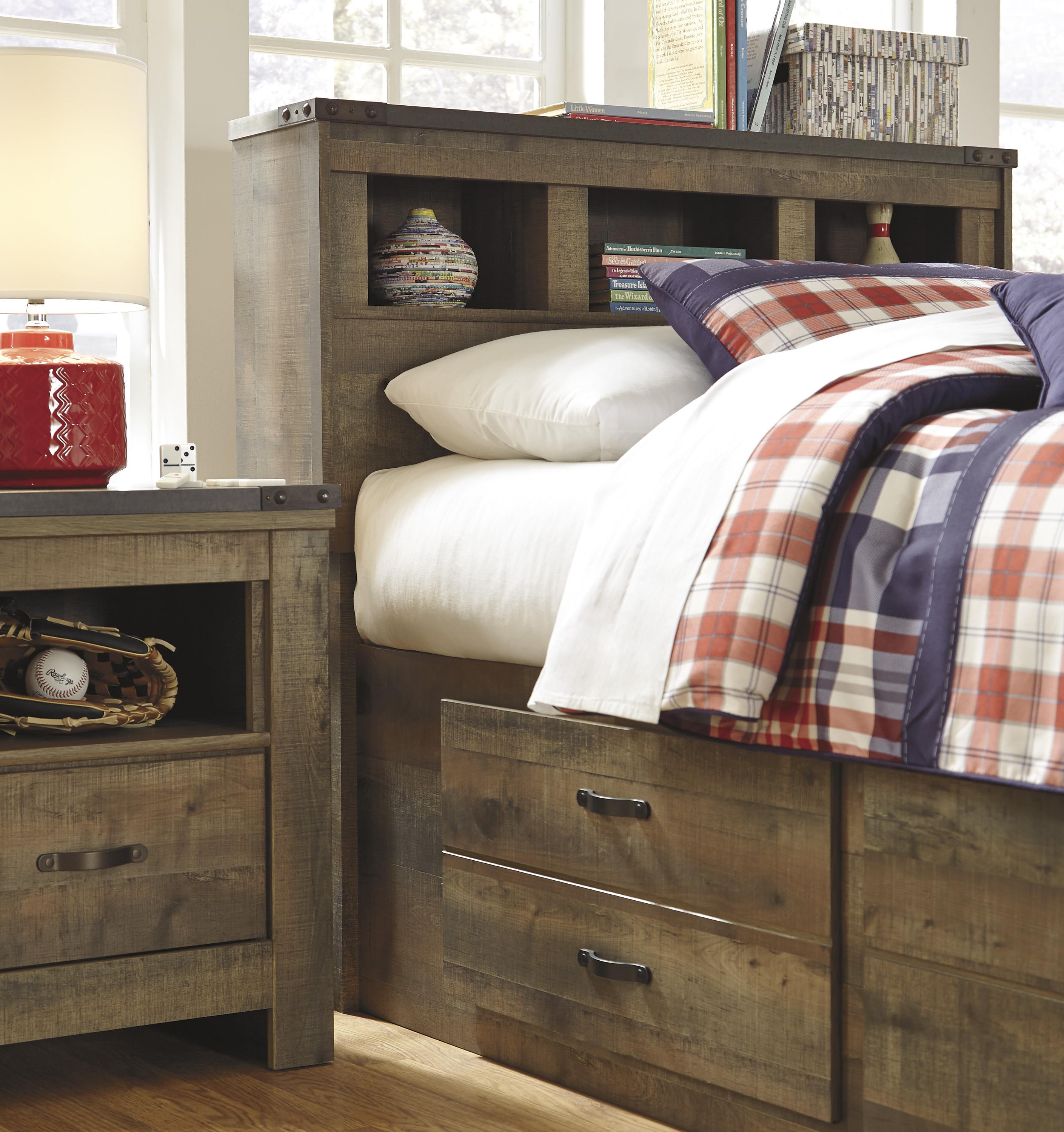 Ashley Furniture Signature Design Trinell B446B17 Rustic Look Twin ...
