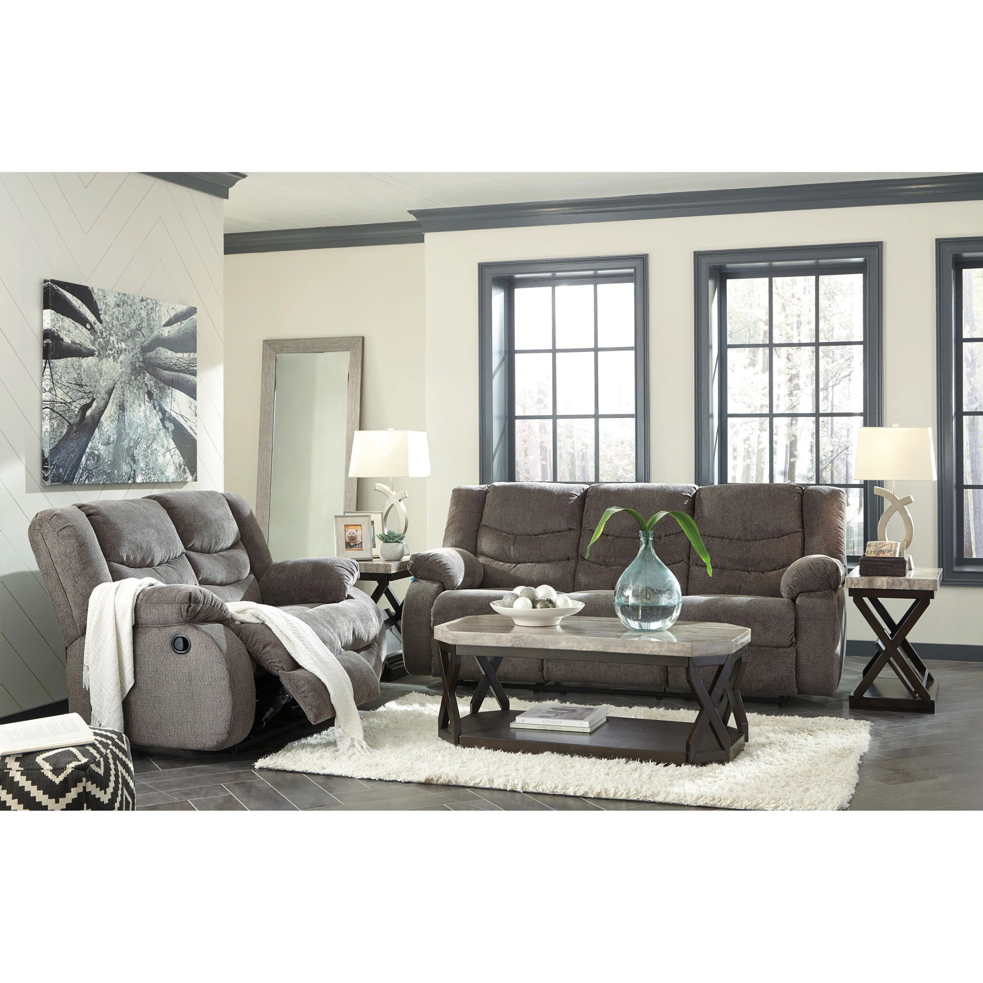 Signature Design by Ashley Tulen 9860686 Contemporary Reclining ...