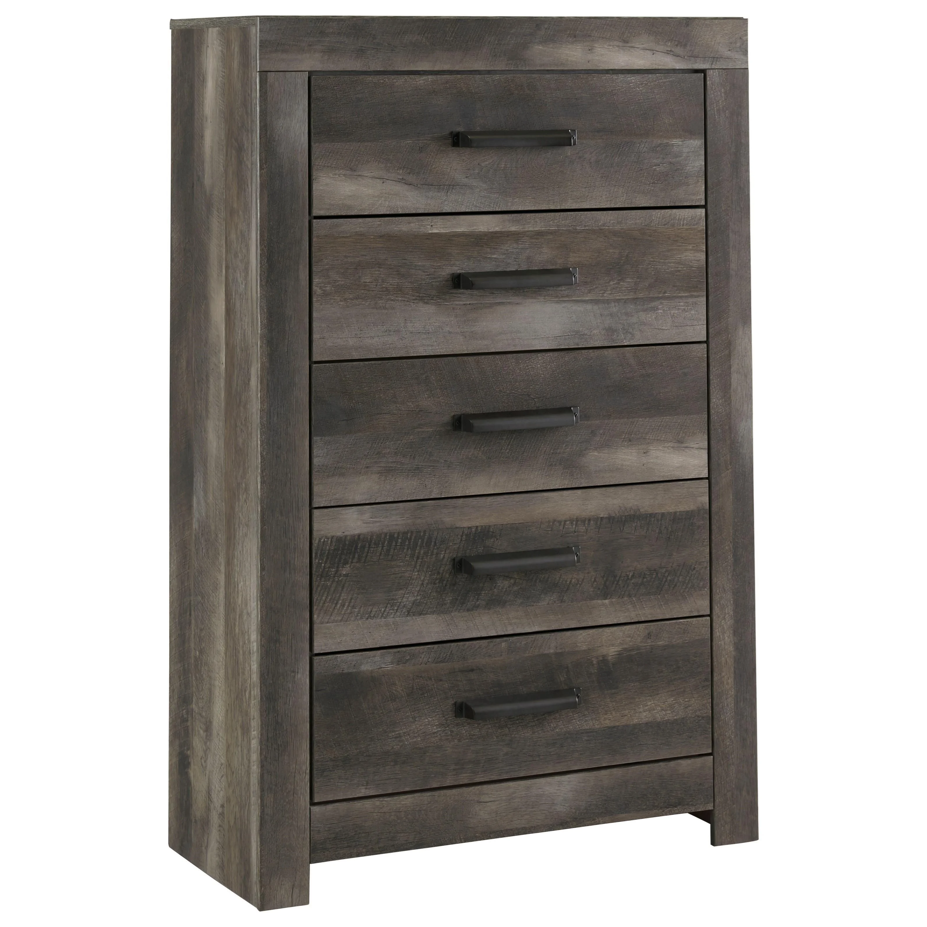 Ashley Furniture Signature Design Wynnlow B440-46 5-Drawer Plank Effect ...