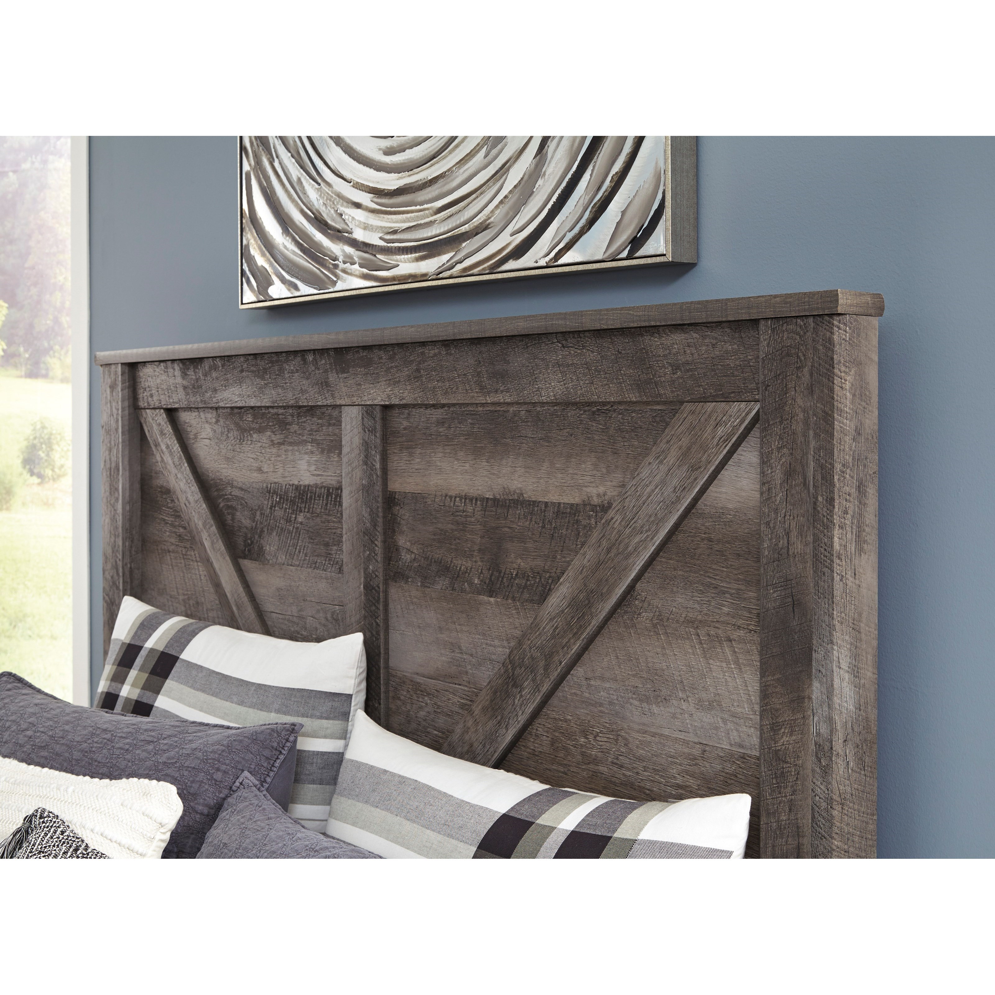 Ashley Signature Design Wynnlow B440B9 Queen Crossbuck Panel Bed | Dunk ...