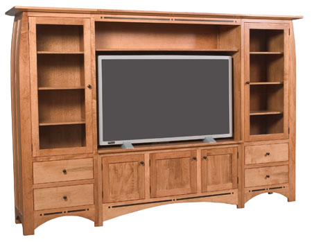 Aspen ECA765EC Wall Unit Entertainment Center | Reeds Furniture | Wall Unit